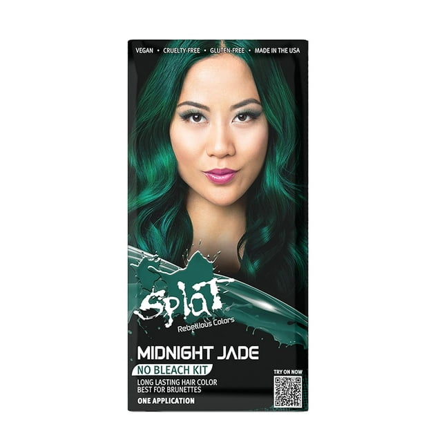 Splat Midnight Jade No Bleach Green Semi Permanent Hair Dye Kit 1 Ea 2 Pack