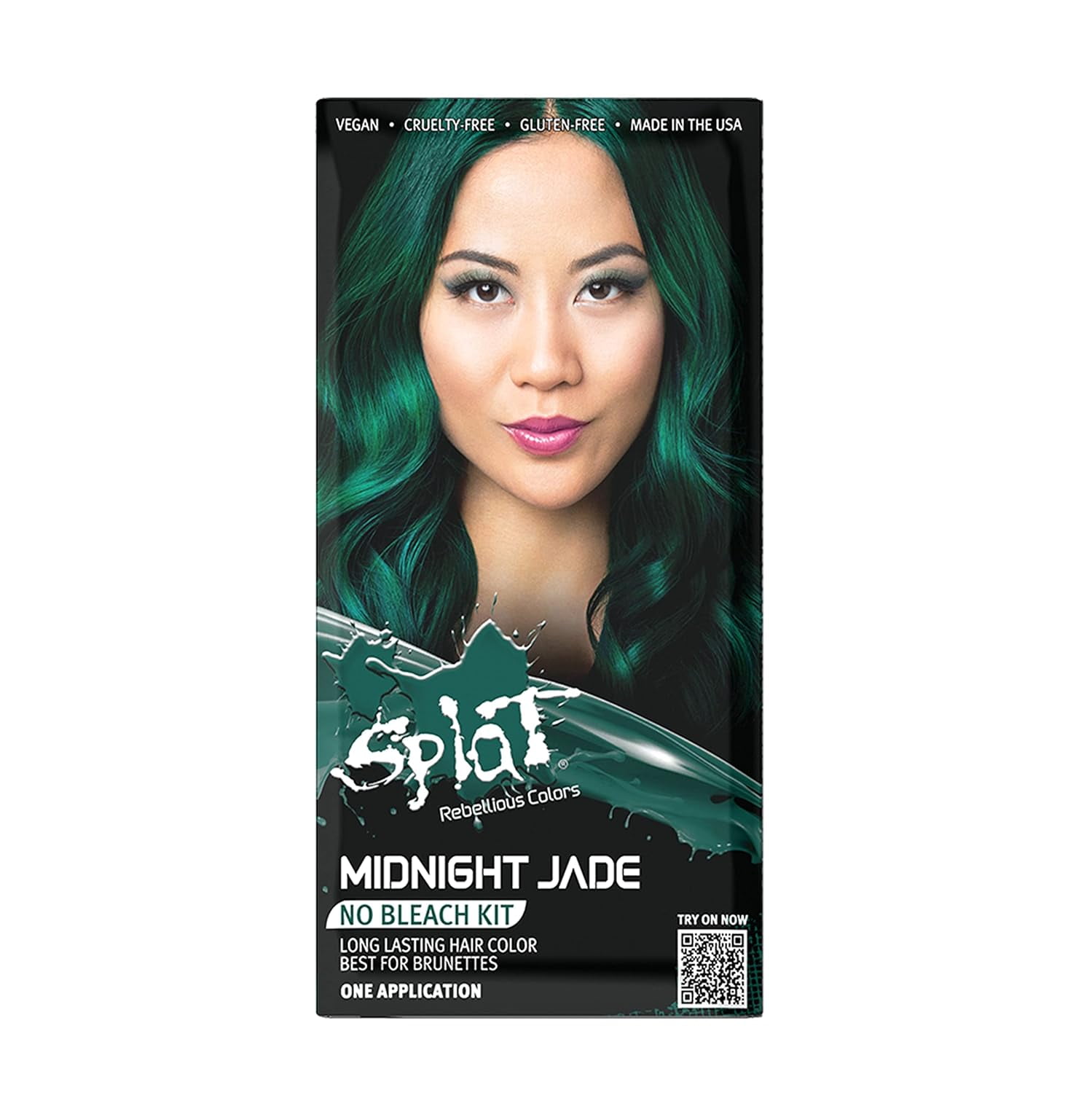 Splat Midnight Jade No Bleach Green Semi-Permanent Hair Dye Kit, 1 Ea.. - Walmart.com