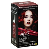 SPLAT Temporary Midnight Ruby Hair Dye, Semi-Permanent Red Hair Color ...