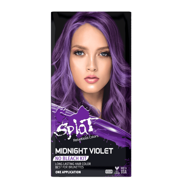 Splat Complete Kit, Temporary Midnight Violet Dye, Semi-Permanent ...