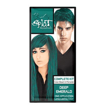 Splat Complete Kit, Ombre Ocean, Semi-Permanent Turquoise & Blue Hair ...