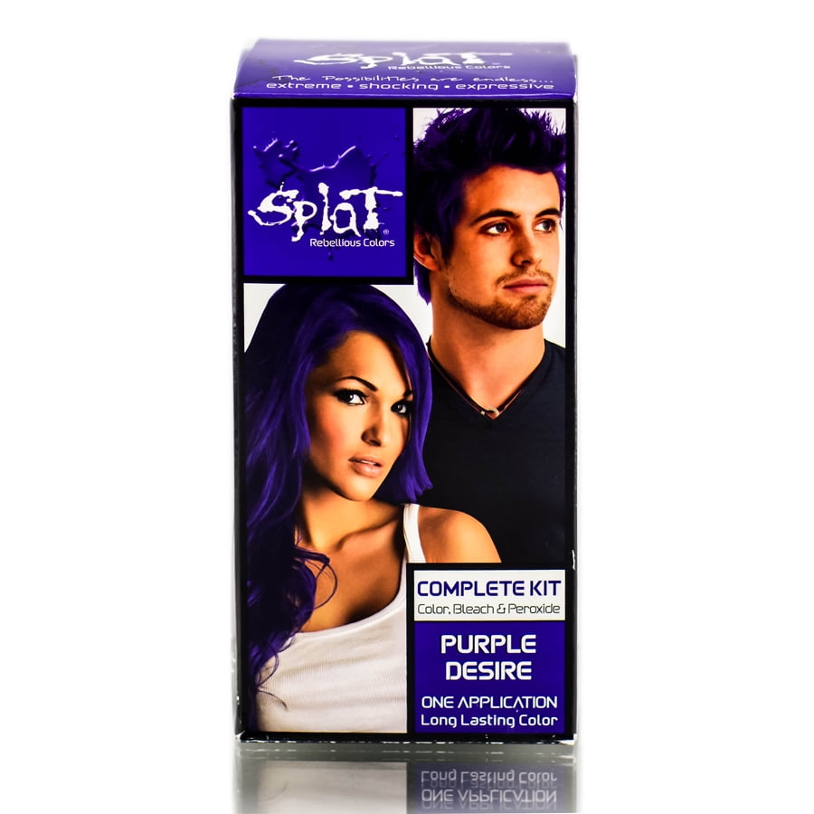 Splat Original Complete Kit, Semi-Permanent Hair Dye with Bleach ...