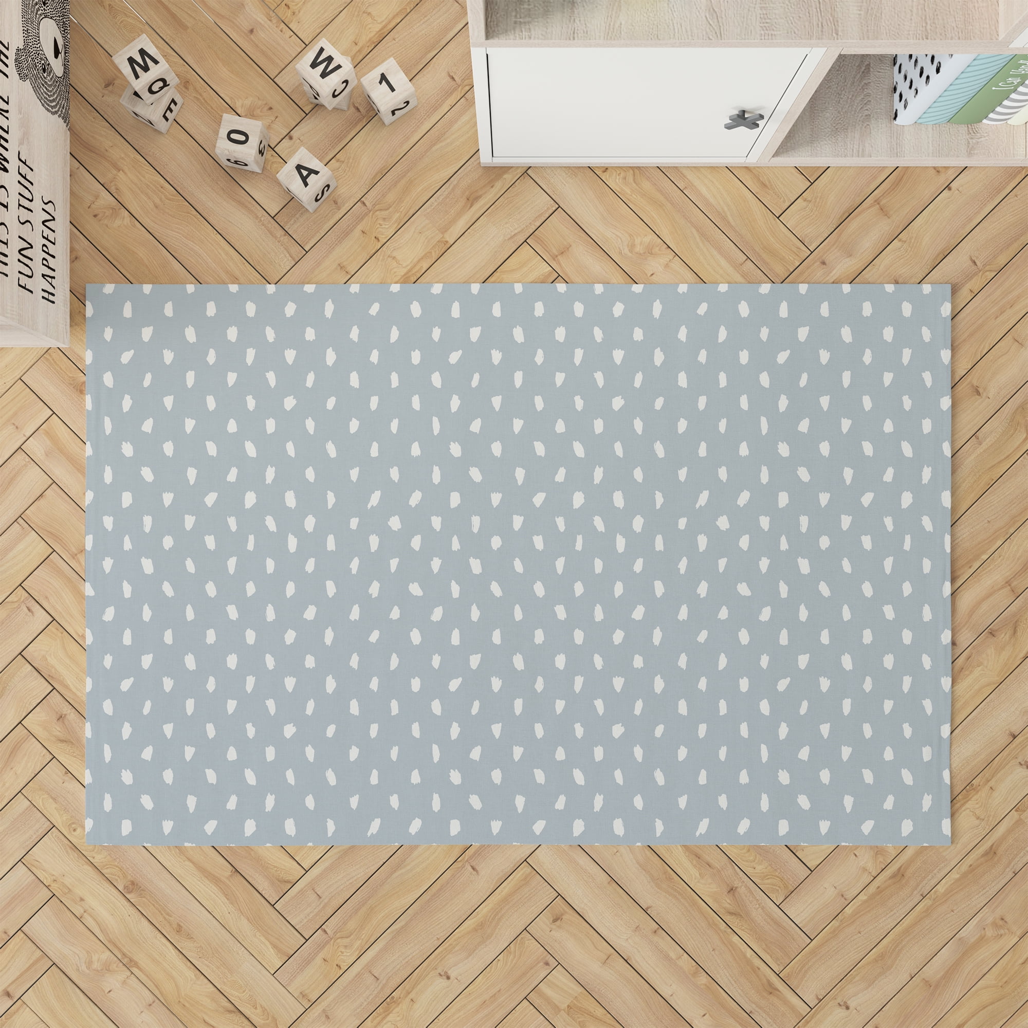 Splat Point Slate Blue Area Rug - Walmart.com