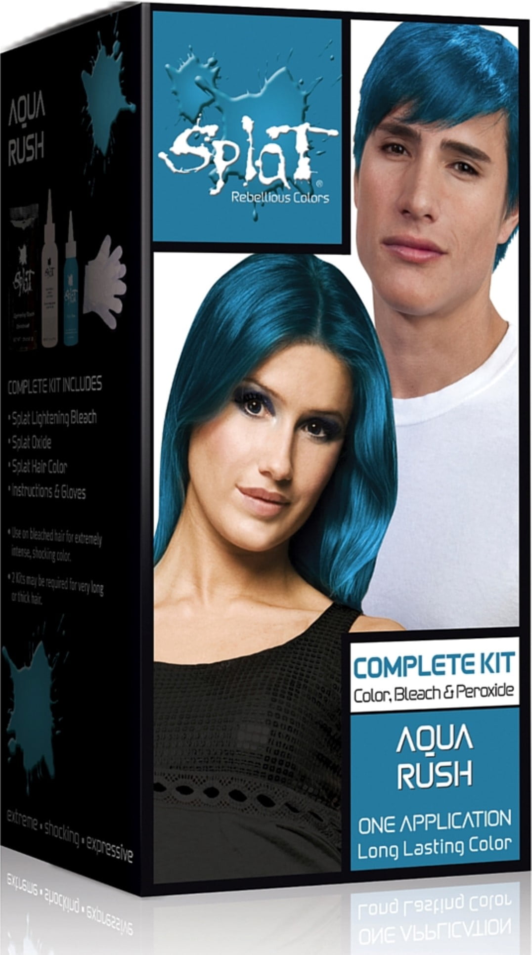 Splat Rebellious Colors Complete Kit, Aqua Rush 1 ea - Walmart.com