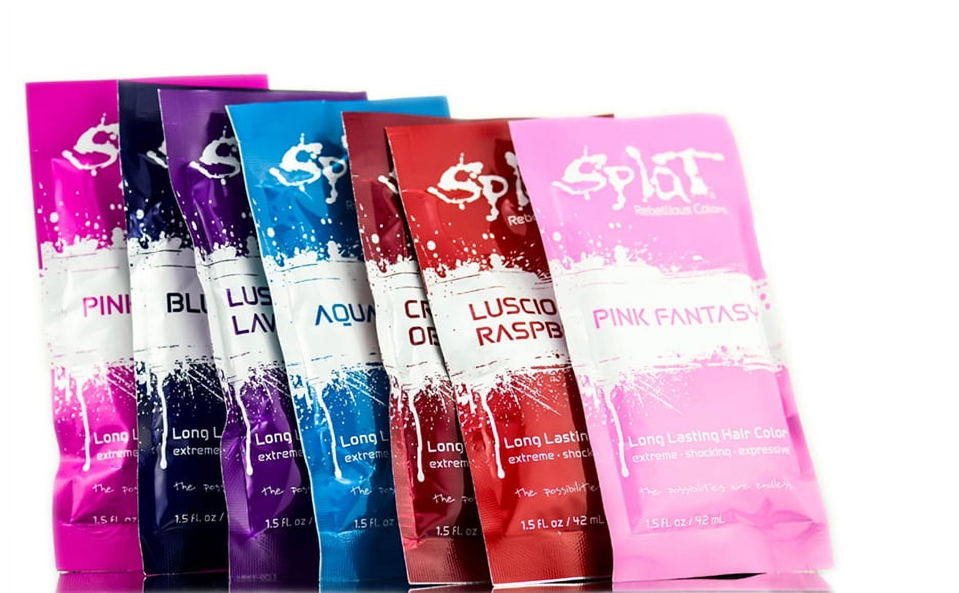 Splat Rebellious Long Lasting Hair Color 1.5oz - Aqua Rush - Walmart.com
