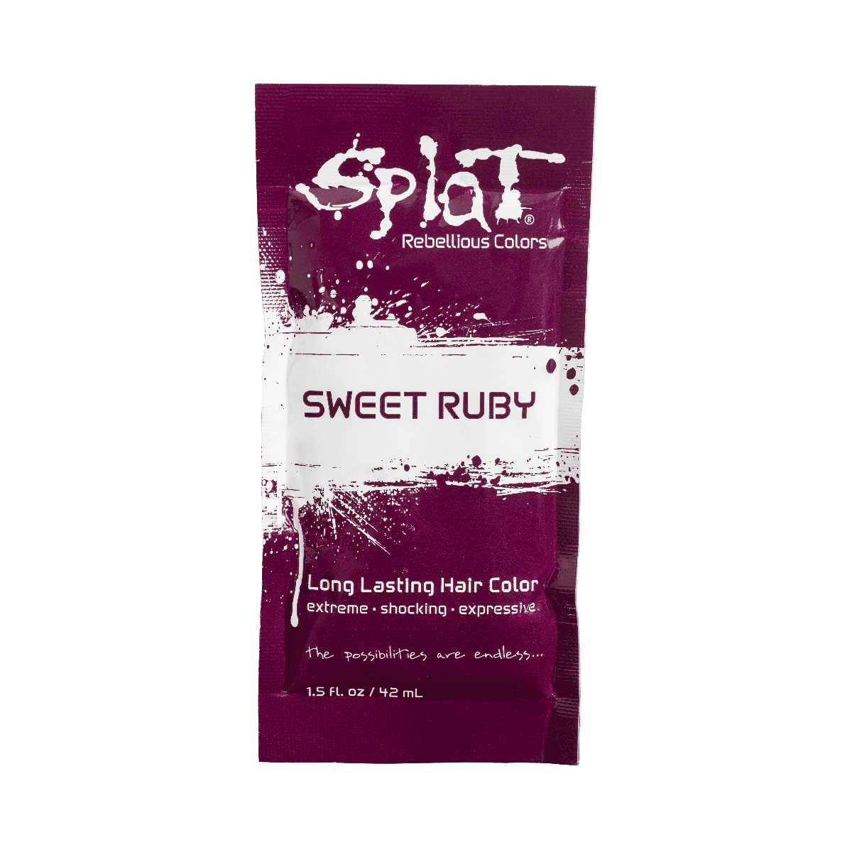 Splat Rebellious Long Lasting Hair Color Sweet Ruby, 1.5 oz - Walmart.com