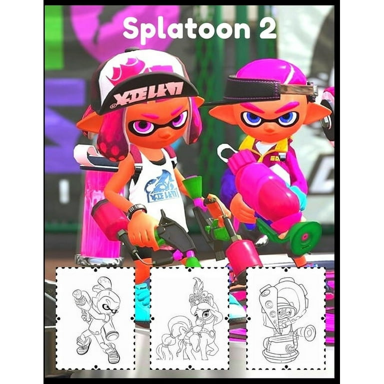 splatoon 2 coloring pages