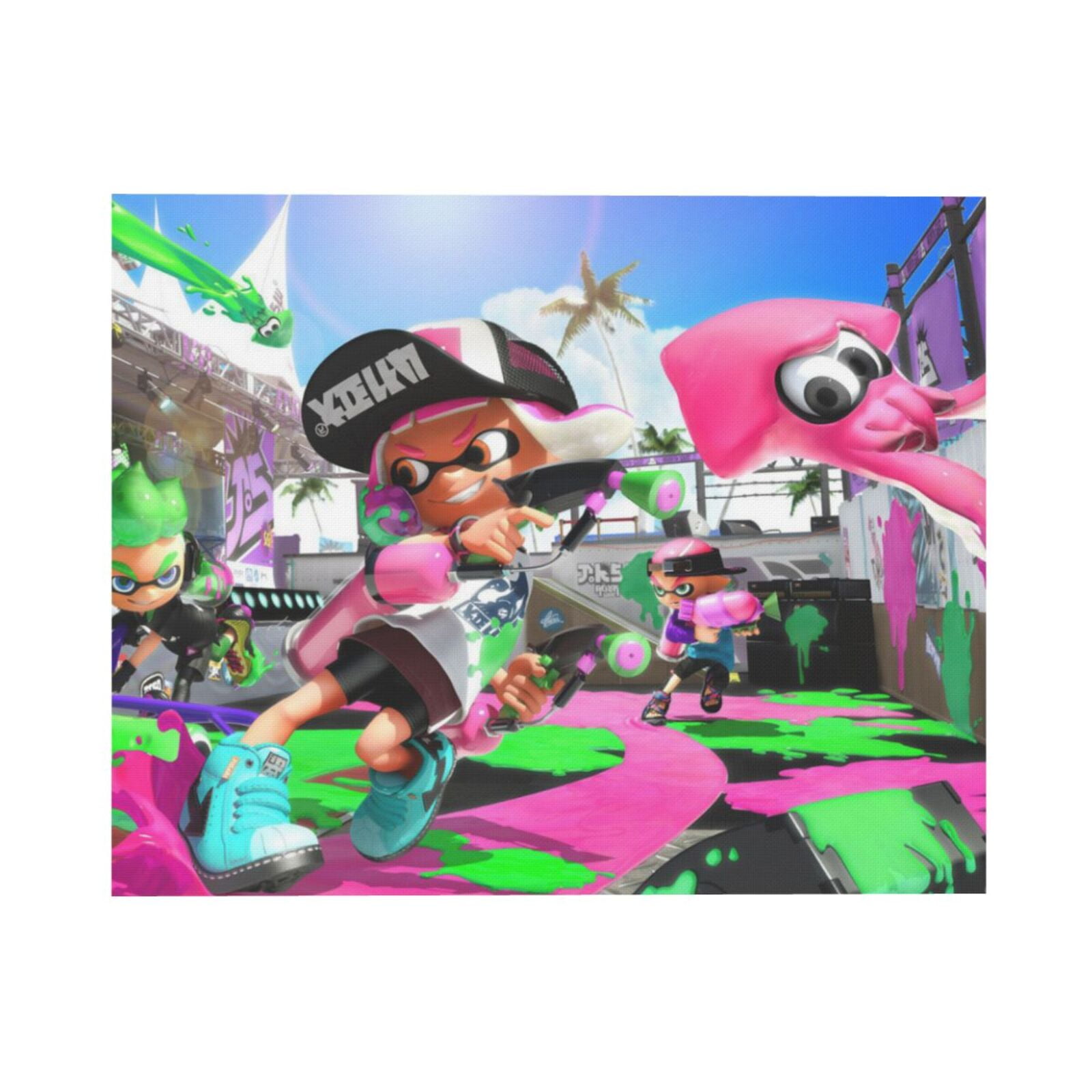 Splatoon 2 Shoot Canvas Decorative Poster Gift Art Picture Painting ...