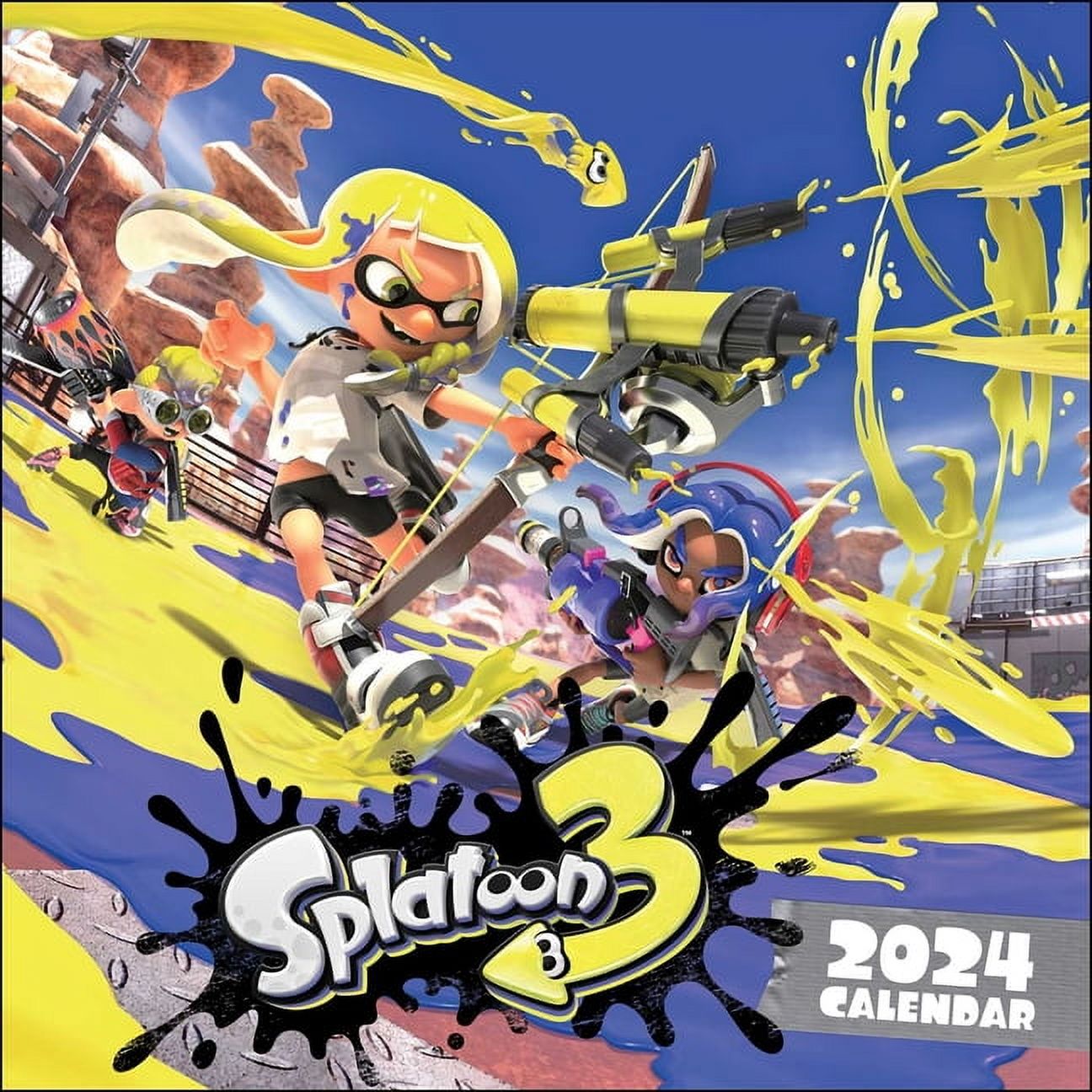 Splatoon 3 2024 Wall Calendar (Calendar) - Walmart.com