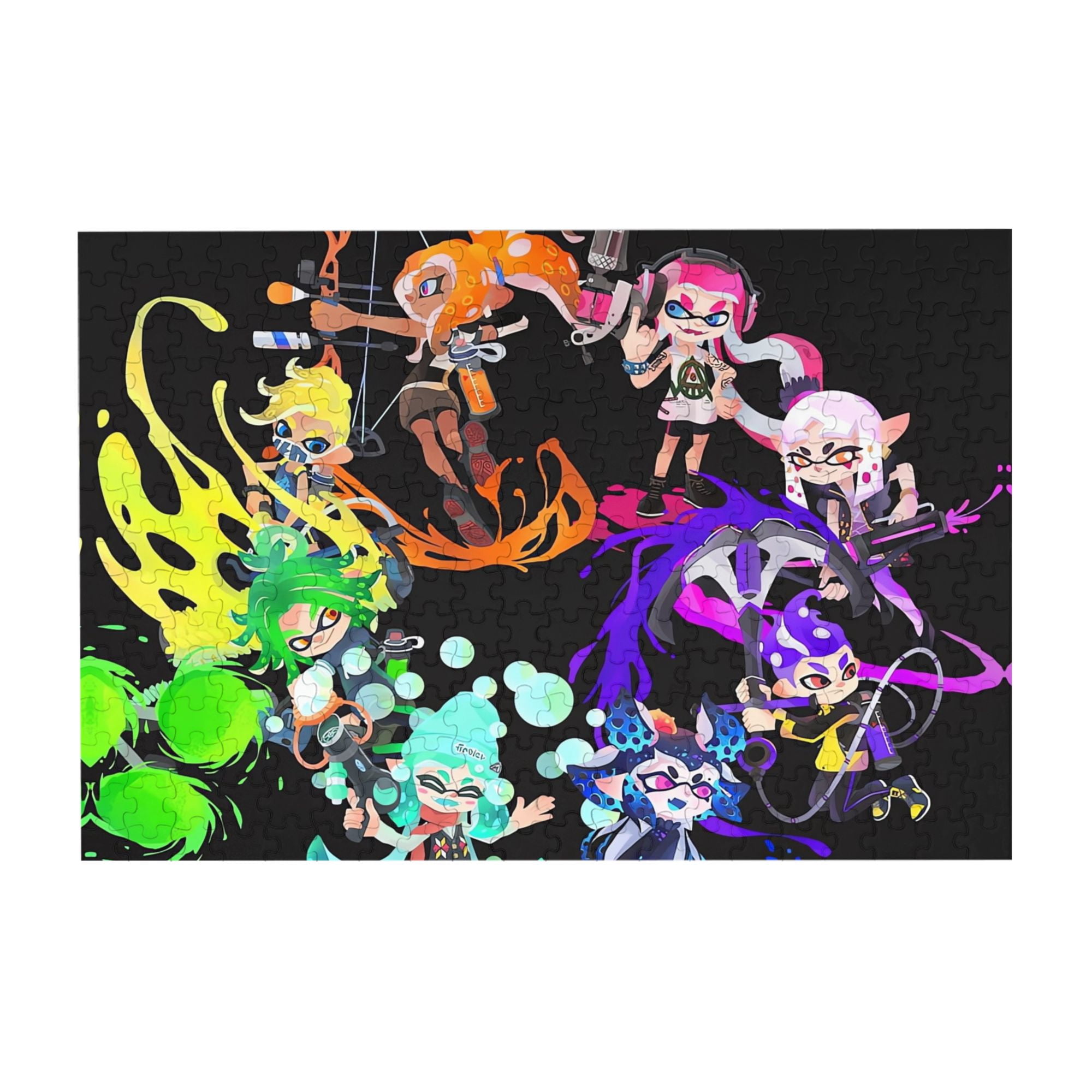 Splatoon 3 300 Piece Puzzles,Wooden Jigsaw Puzzle,Home Decor Birthday ...