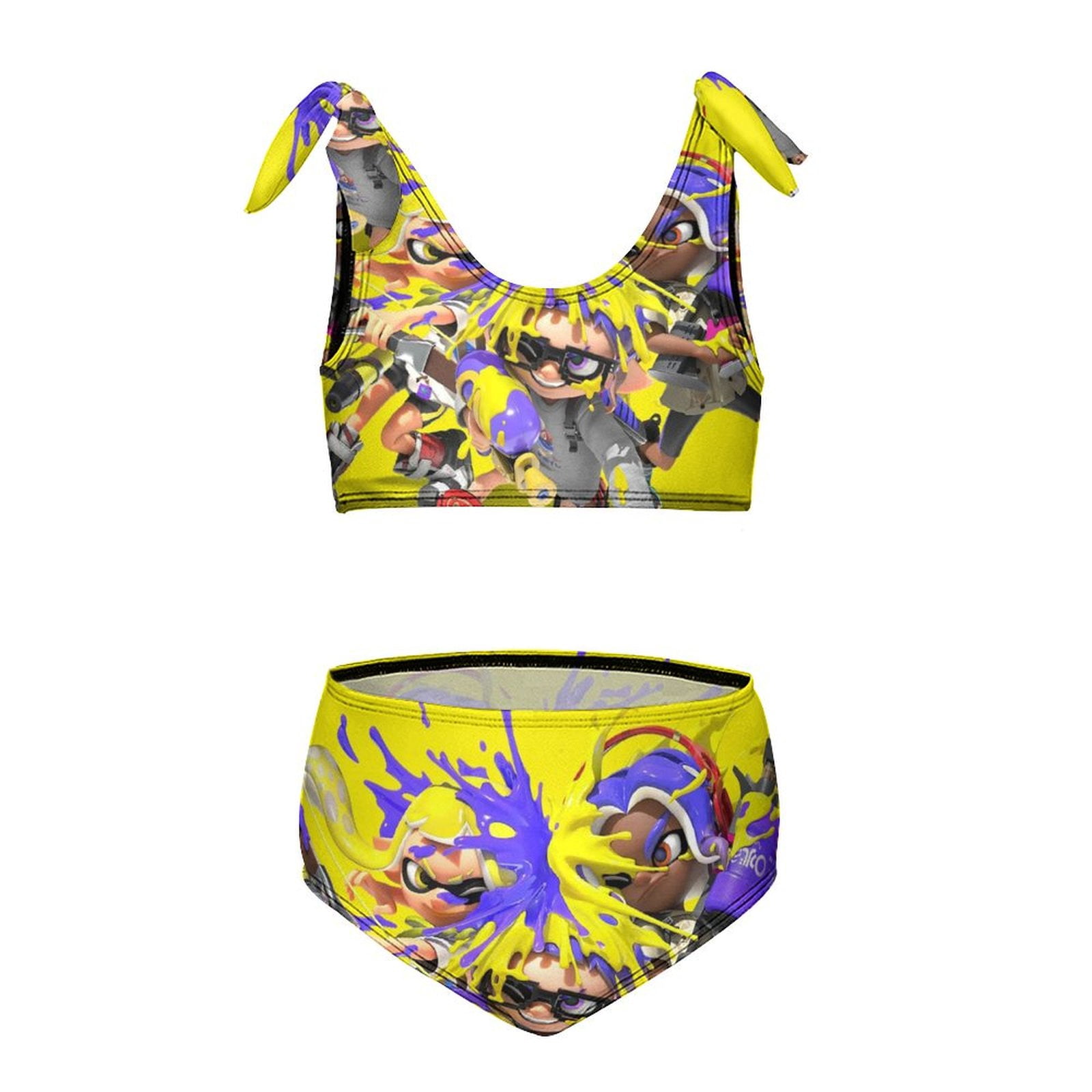 Splatoon 3 Game Girls Swimsuits Set 2pcs Summer Holiday Bathing Suit ...