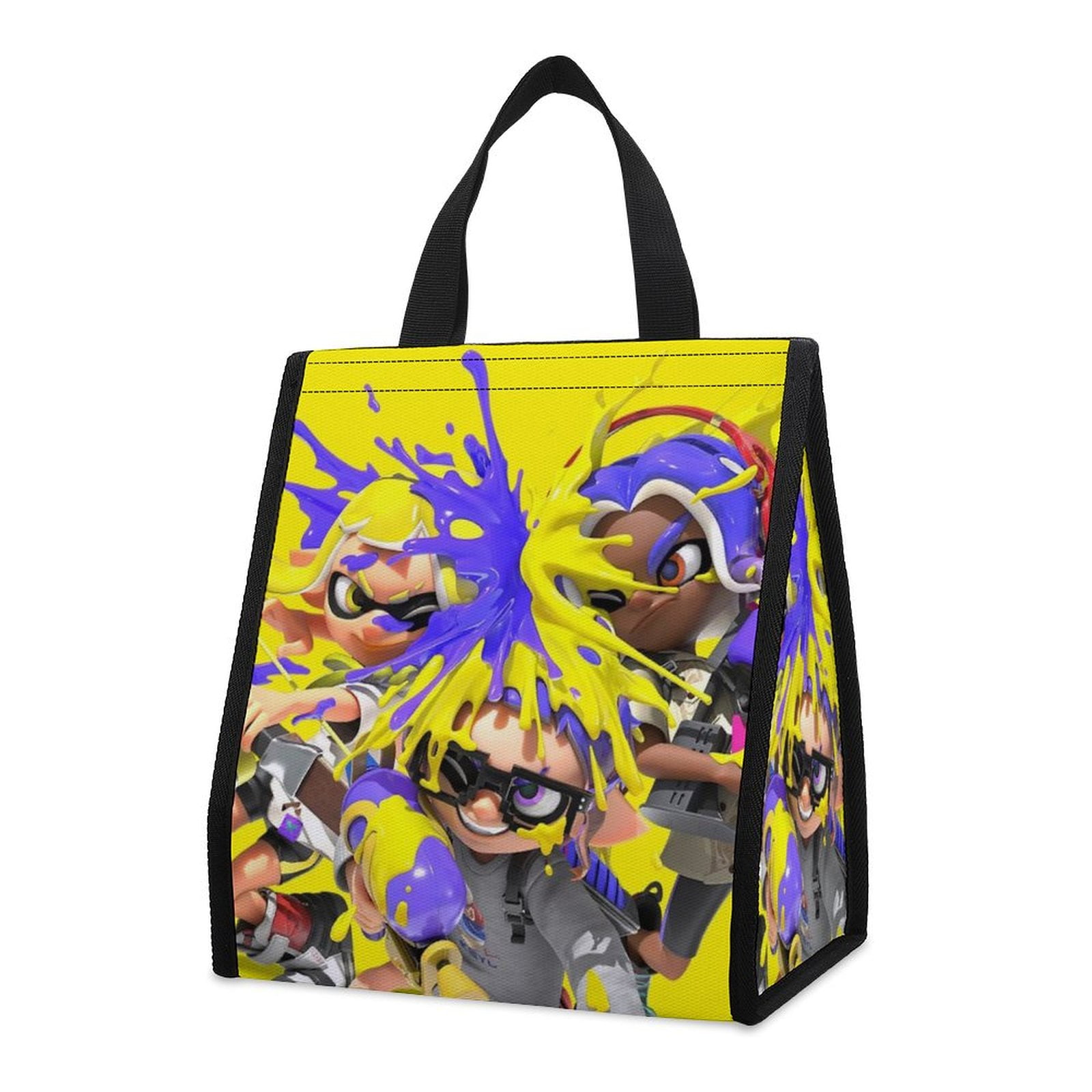 Splatoon 3 Game Portable Lunch Bag Folding Insulated Lunchbag Lunch Box ...