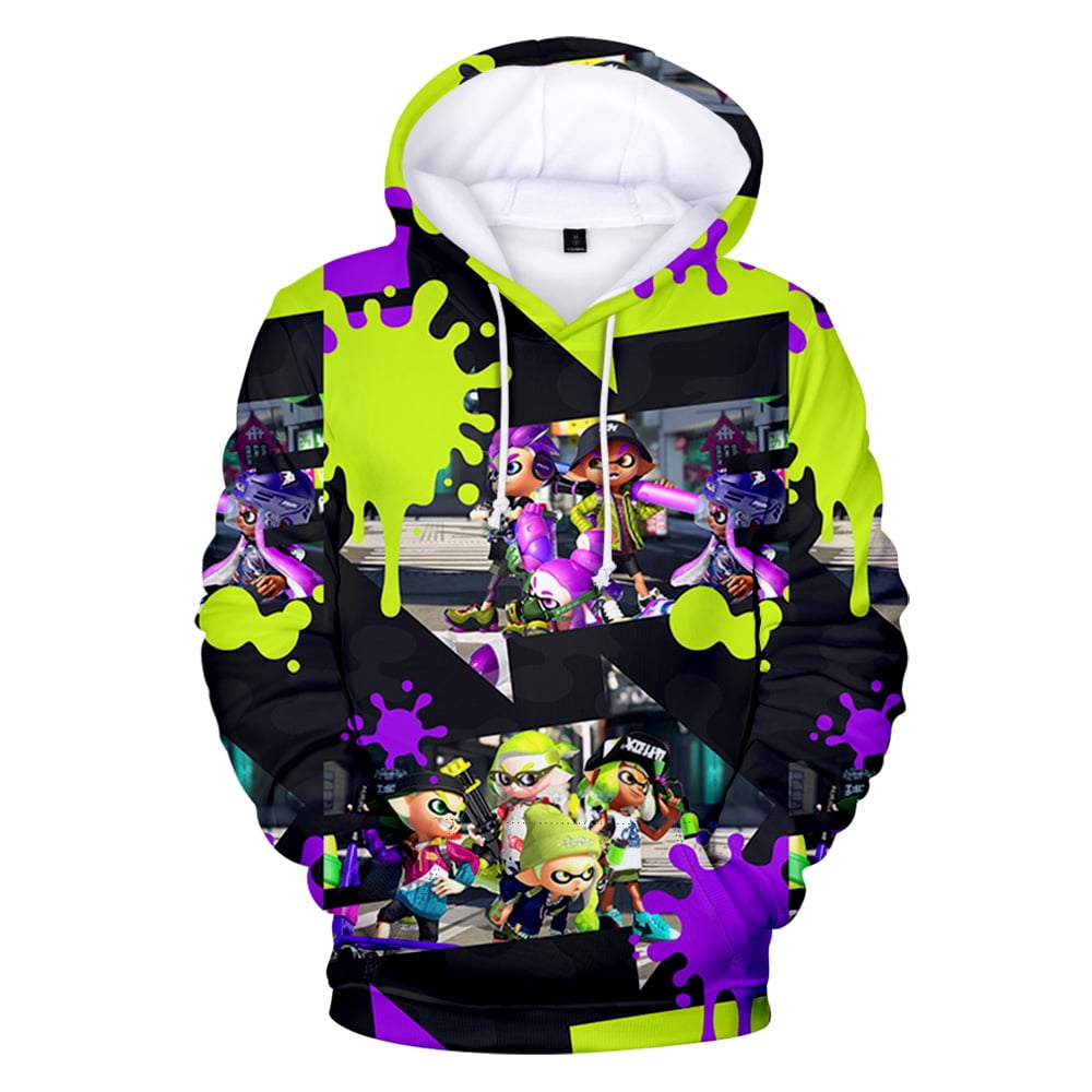 Splatoon 3 Hoodie Women Men Long Sleeve Sweatshirt 3D Prints Casual ...