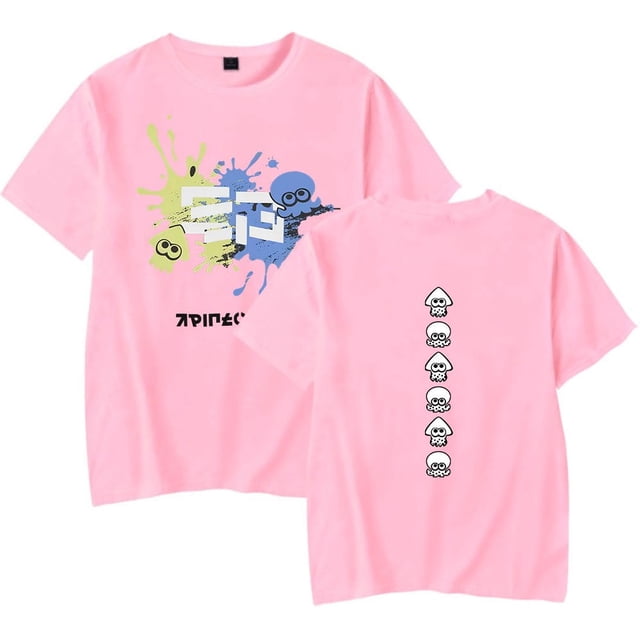 Splatoon 3 Merch T-shirt Fashion Game Print Short Sleeve Men's And ...