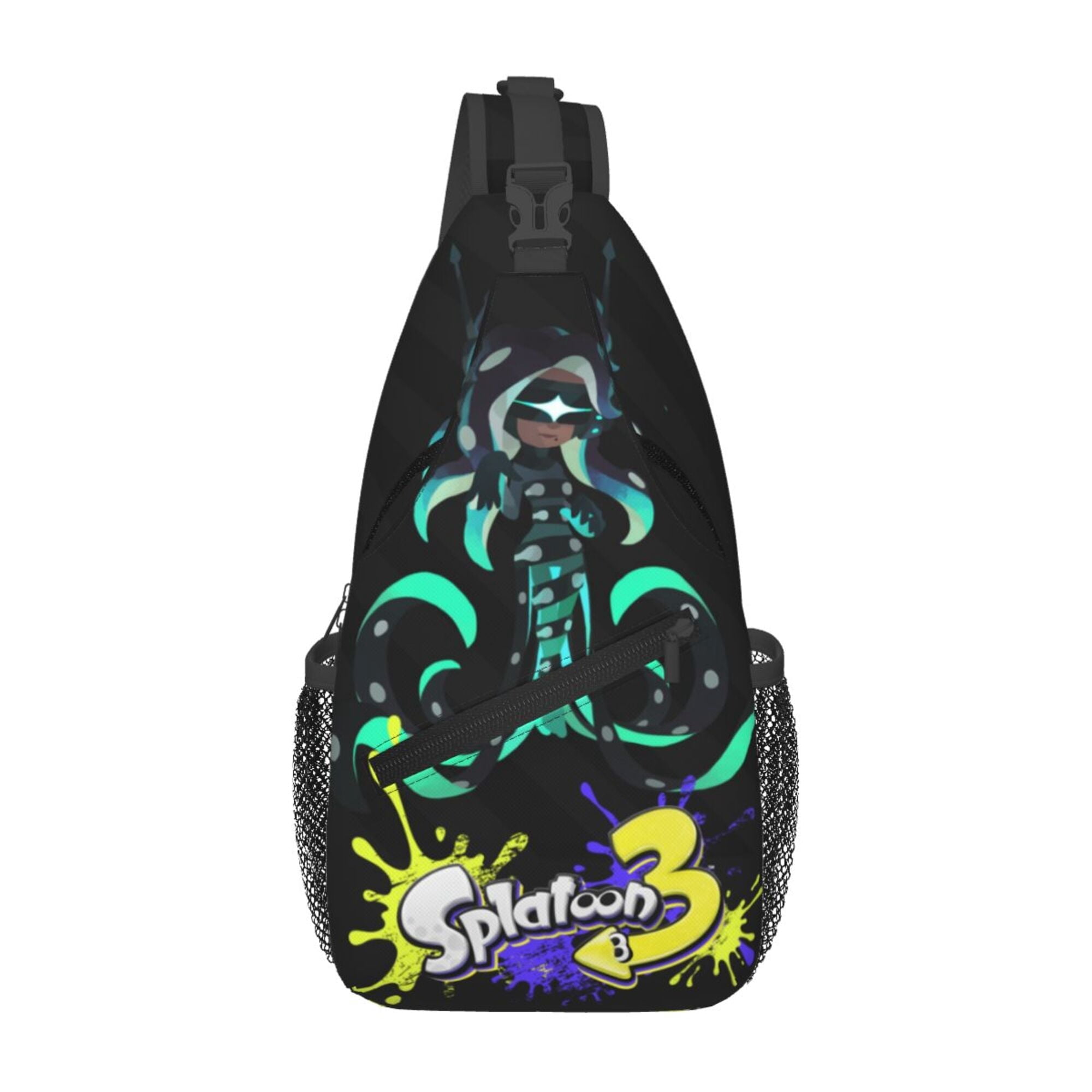 Splatoon 3 Sling Bag Crossbody Sling Backpack Chest Bag Daypack Purses ...