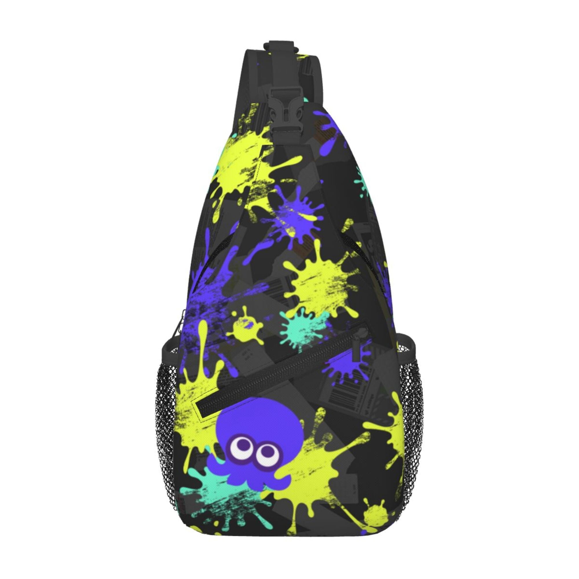 Splatoon 3 Sling Bag Crossbody Sling Backpack Chest Bag Daypack Purses ...