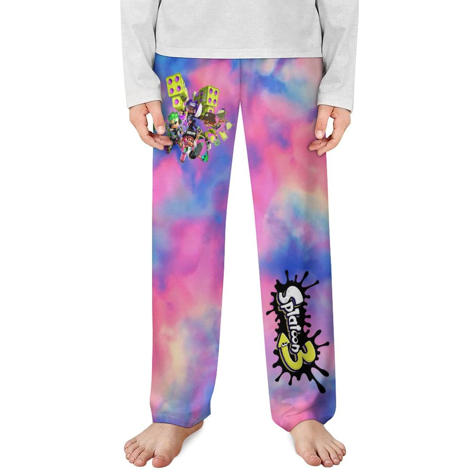 Splatoon 3 Symbol Children's Pajamas Cozy Lounge Straight Leg Sleeping ...