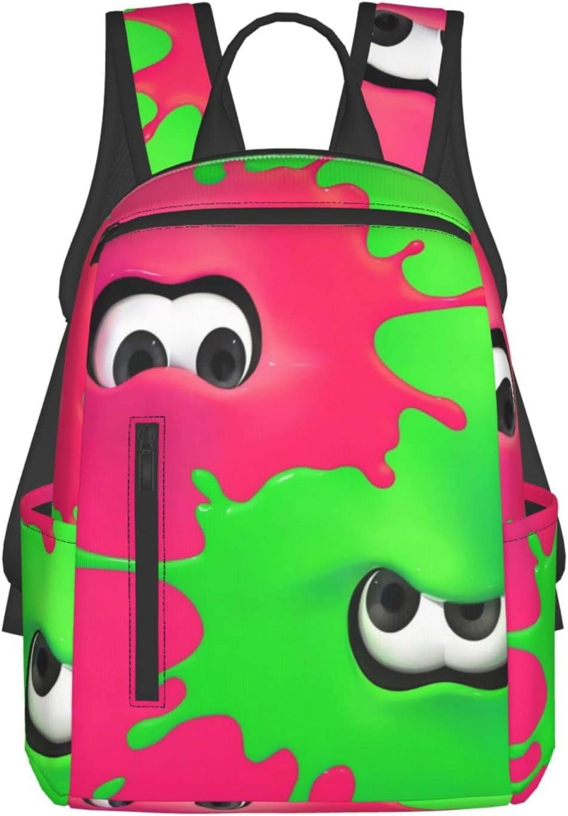 Splatoon Backpack Lightweight Large Capacity Laptop Backpack Adjustable ...