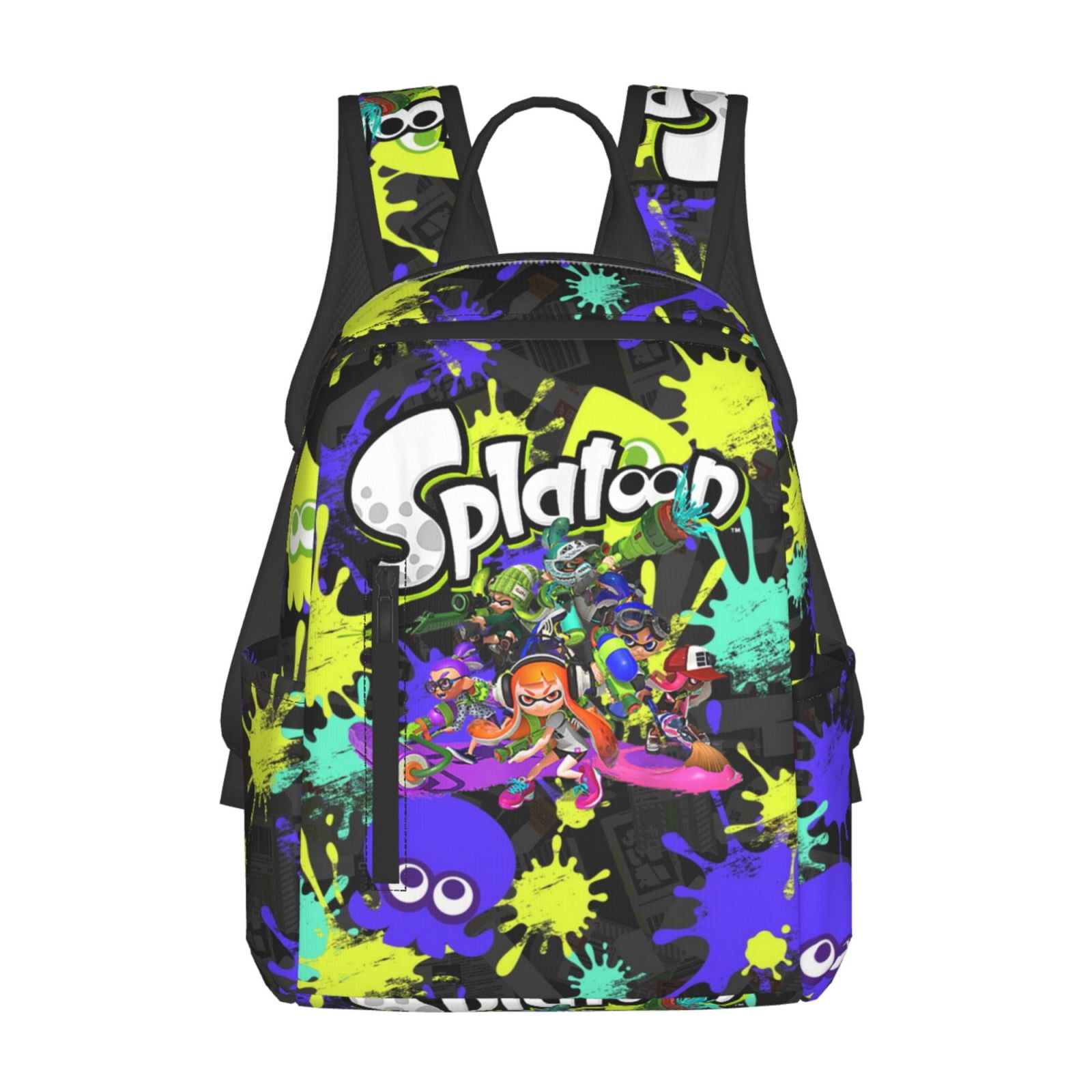 Splatoon Backpacks Lightweight Bookbags Casual Daypack For Travel Work ...