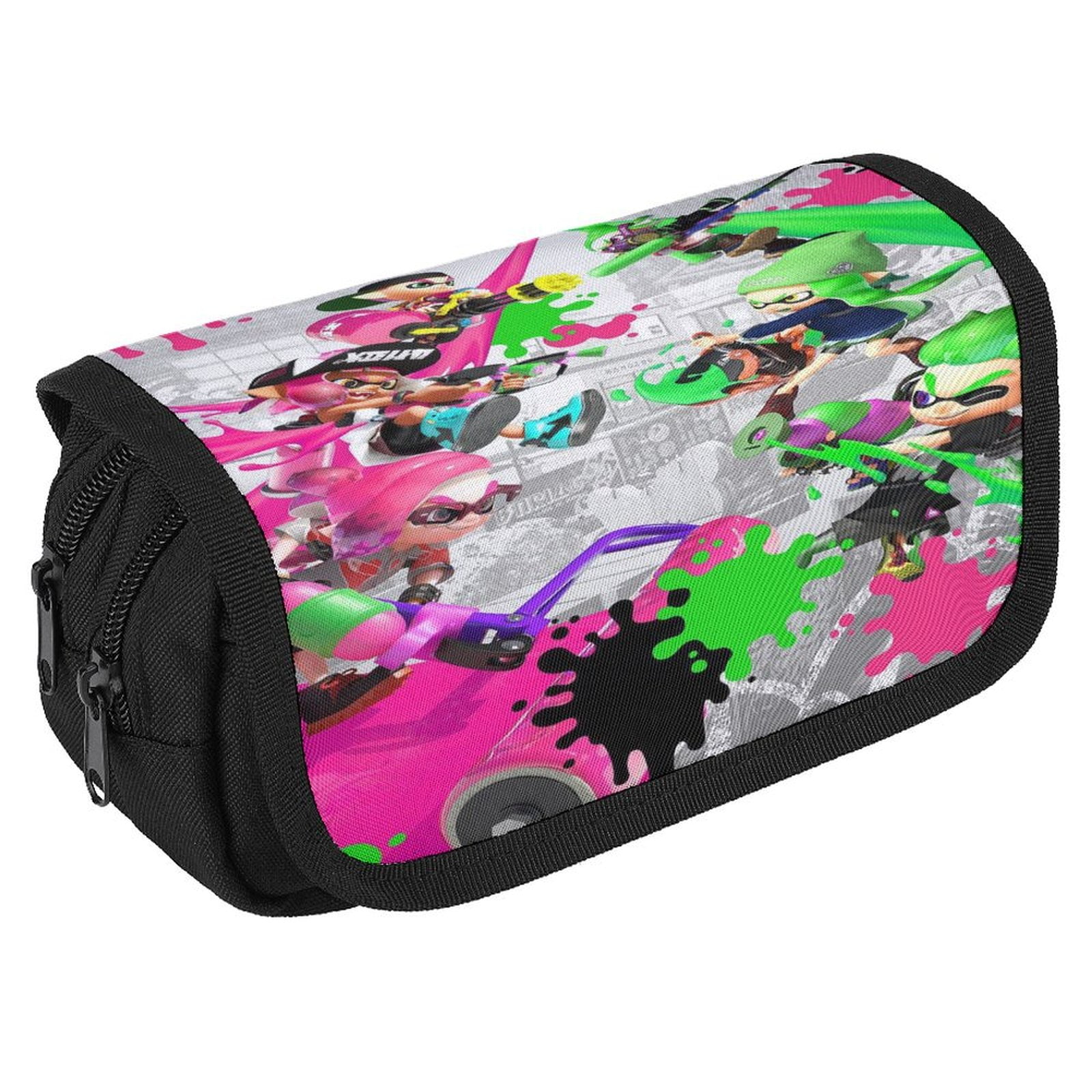 Splatoon Big Capacity Pencil Case, Large Storage Pencil Pouch Pen Case ...