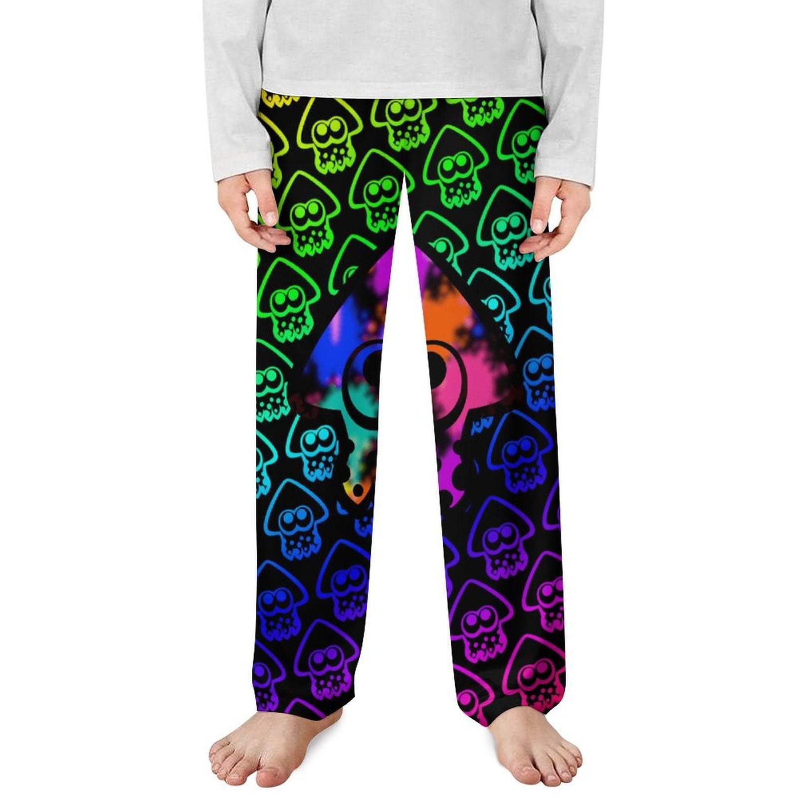 Splatoon Boys Pajama Pants Long Sleep Pants Soft Elastic Waist Pajama ...
