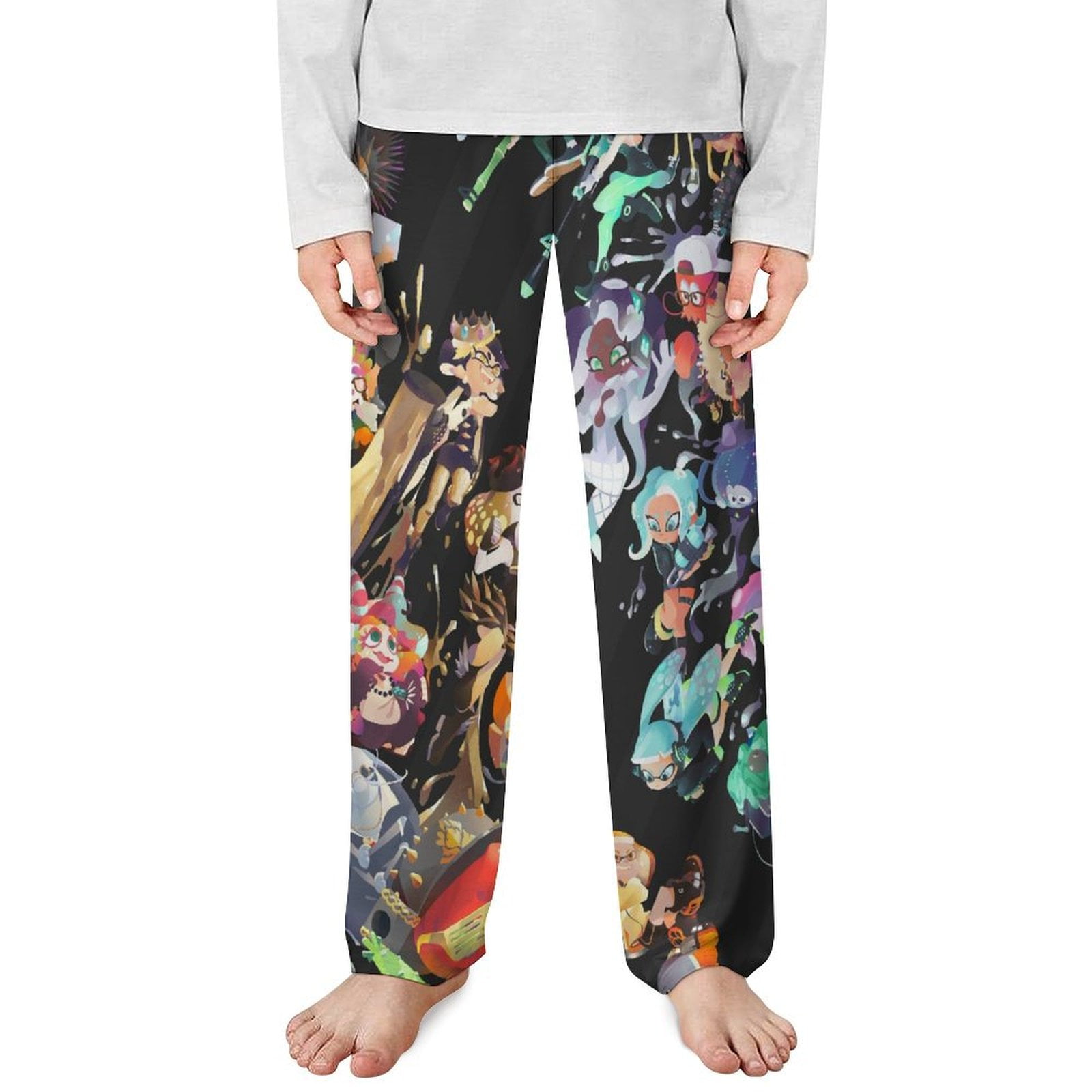 Splatoon Boys Pajama Pants Long Sleep Pants Soft Elastic Waist Pajama ...