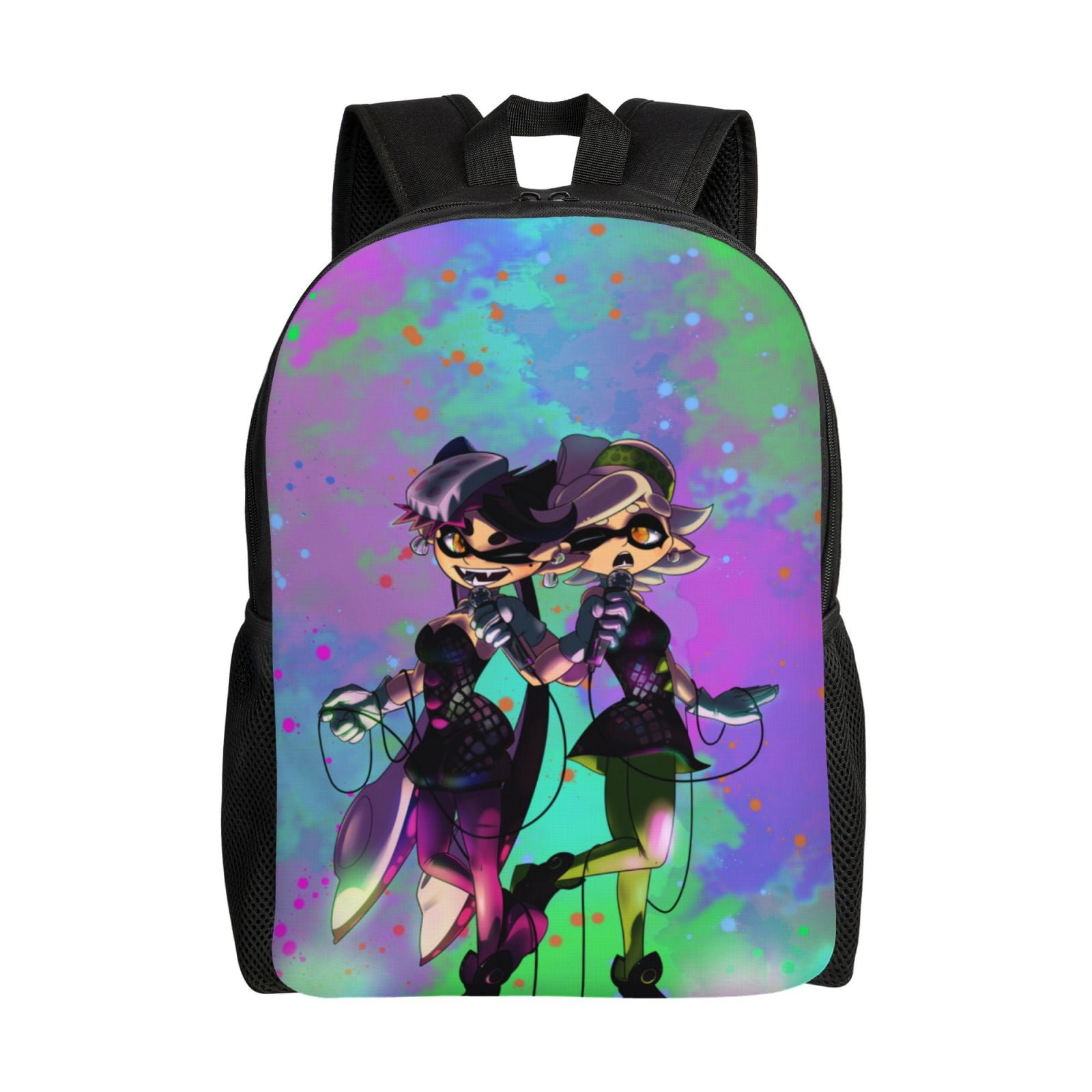 Splatoon Cartoon Unisex Backpack Laptop Daypack Adjustable Shoulders ...