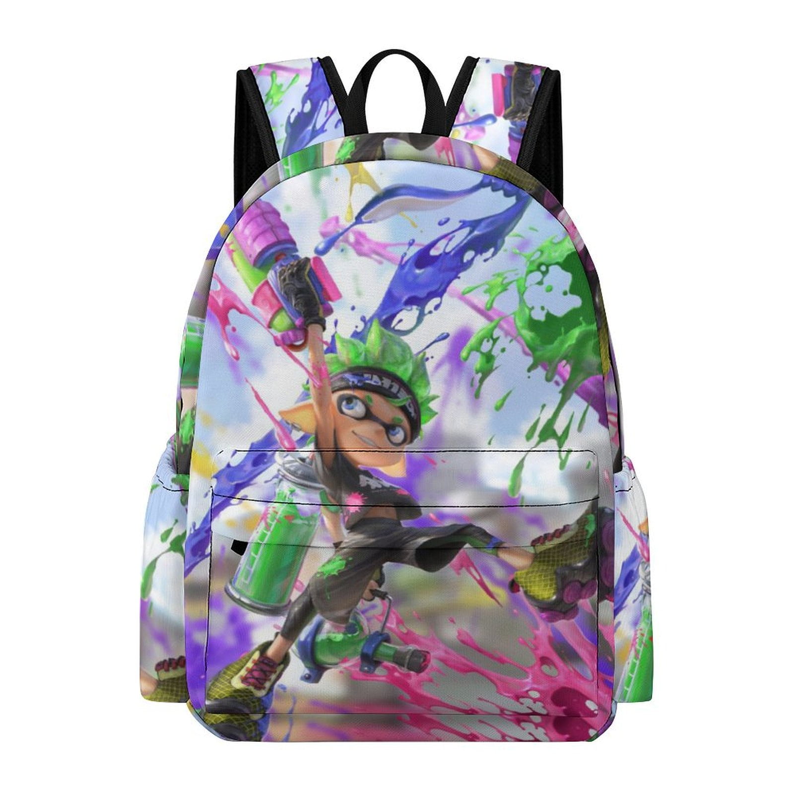 Splatoon Casual Rucksack Stylish School Backpack Large Capacity ...