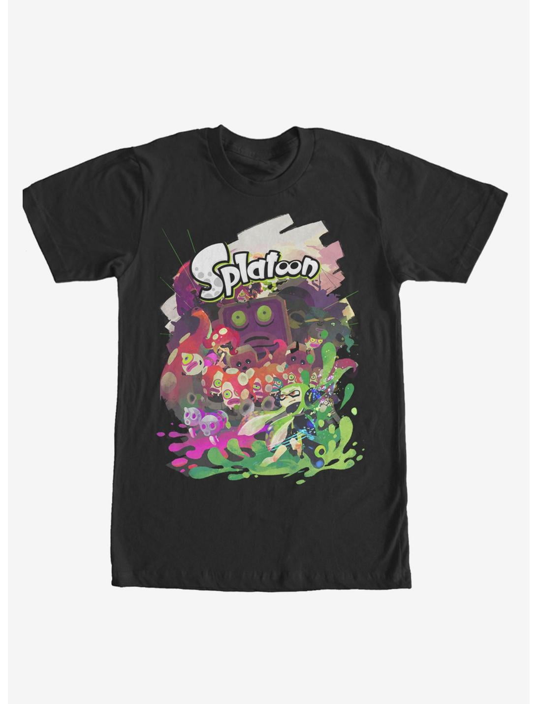 Splatoon Characters T-Shirt – Vibrant Design Showcasing Your Favorite ...