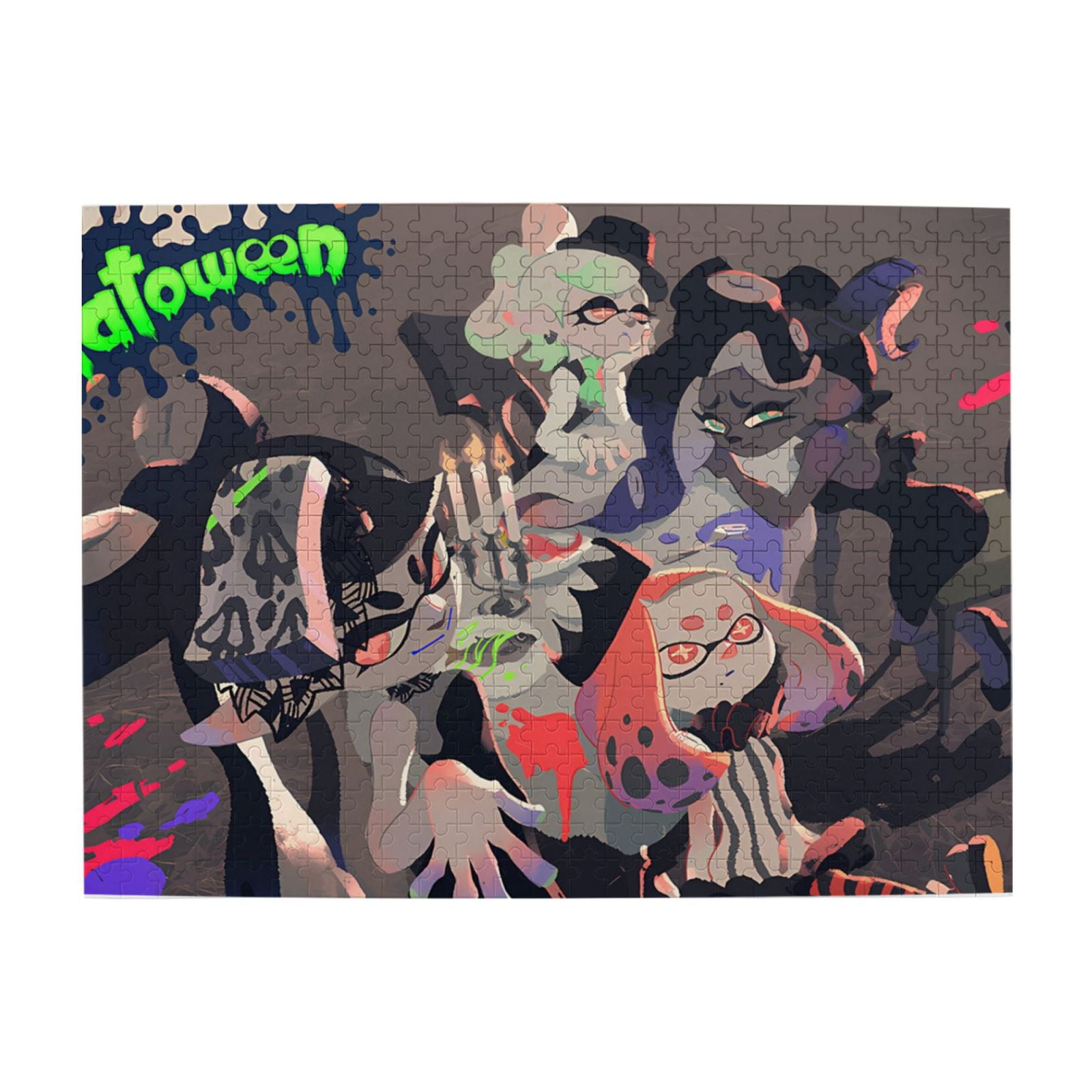 Splatoon Characters Wooden Jigsaw Puzzles Accessories Intellectual ...