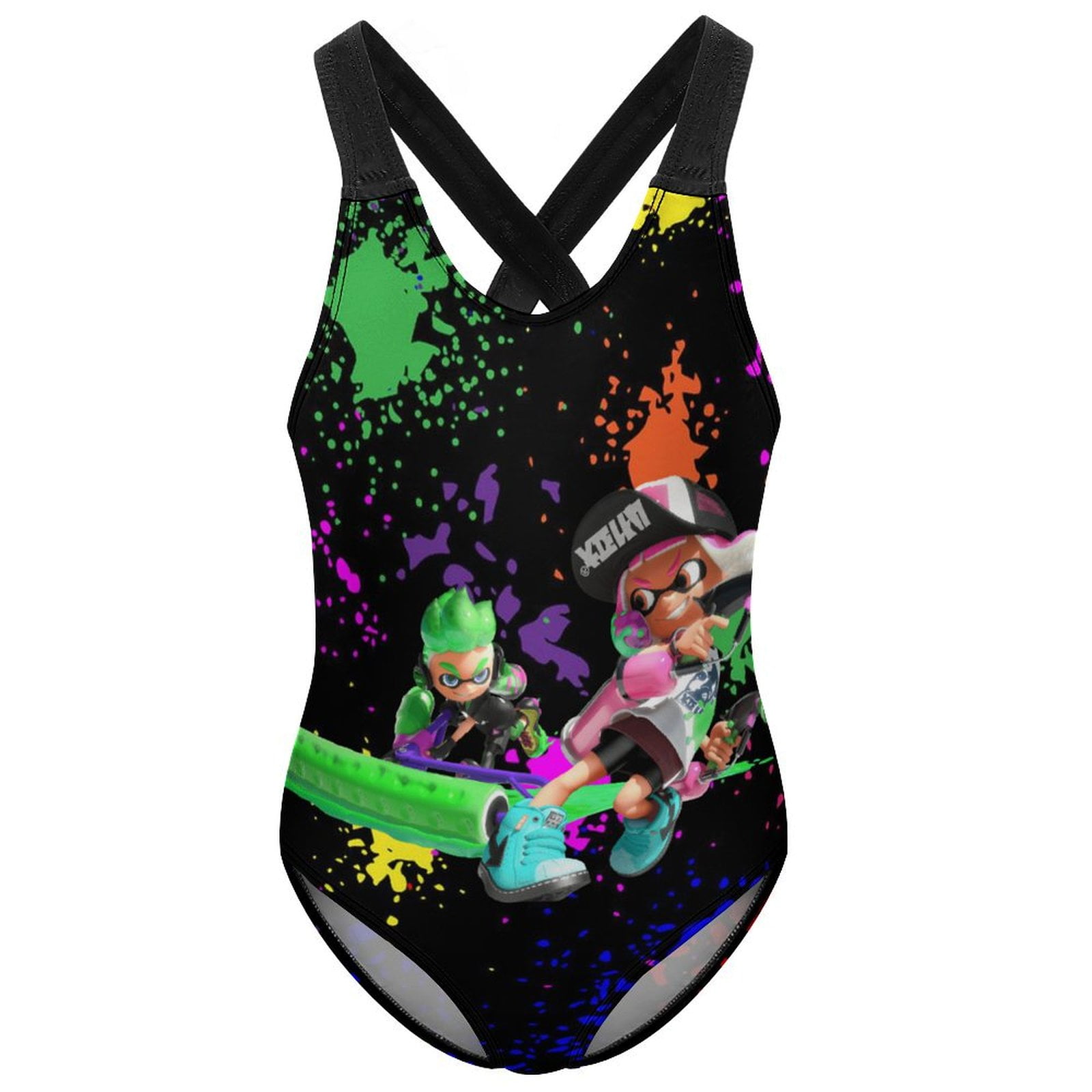 Splatoon Children's One-piece Swimsuit Summer Girl's Swimming Pool ...