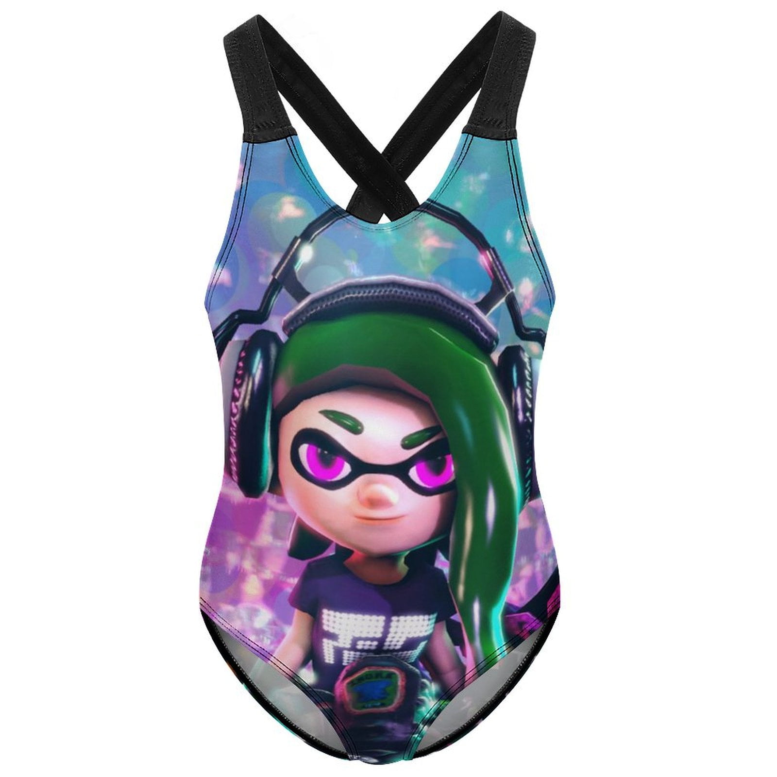 Splatoon Children's One-piece Swimsuit Summer Girl's Swimming Pool ...