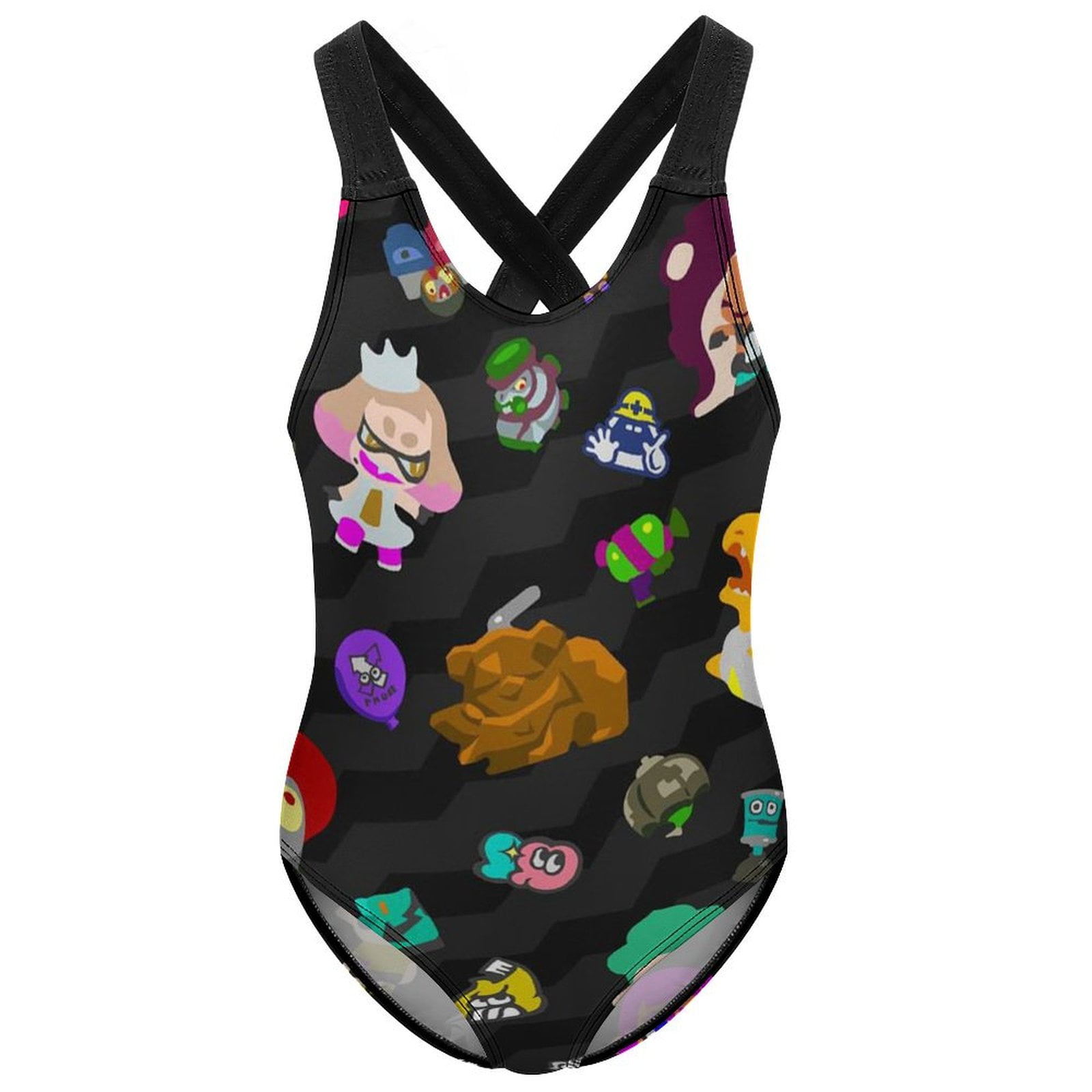 Splatoon Children's One-piece Swimsuit Summer Girl's Swimming Pool ...