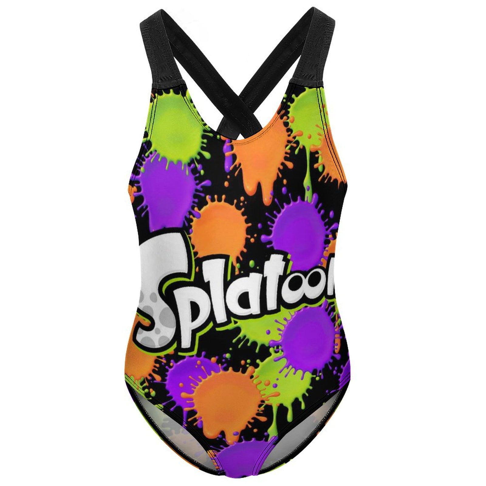 Splatoon Children's One-piece Swimsuit Summer Girl's Swimming Pool ...