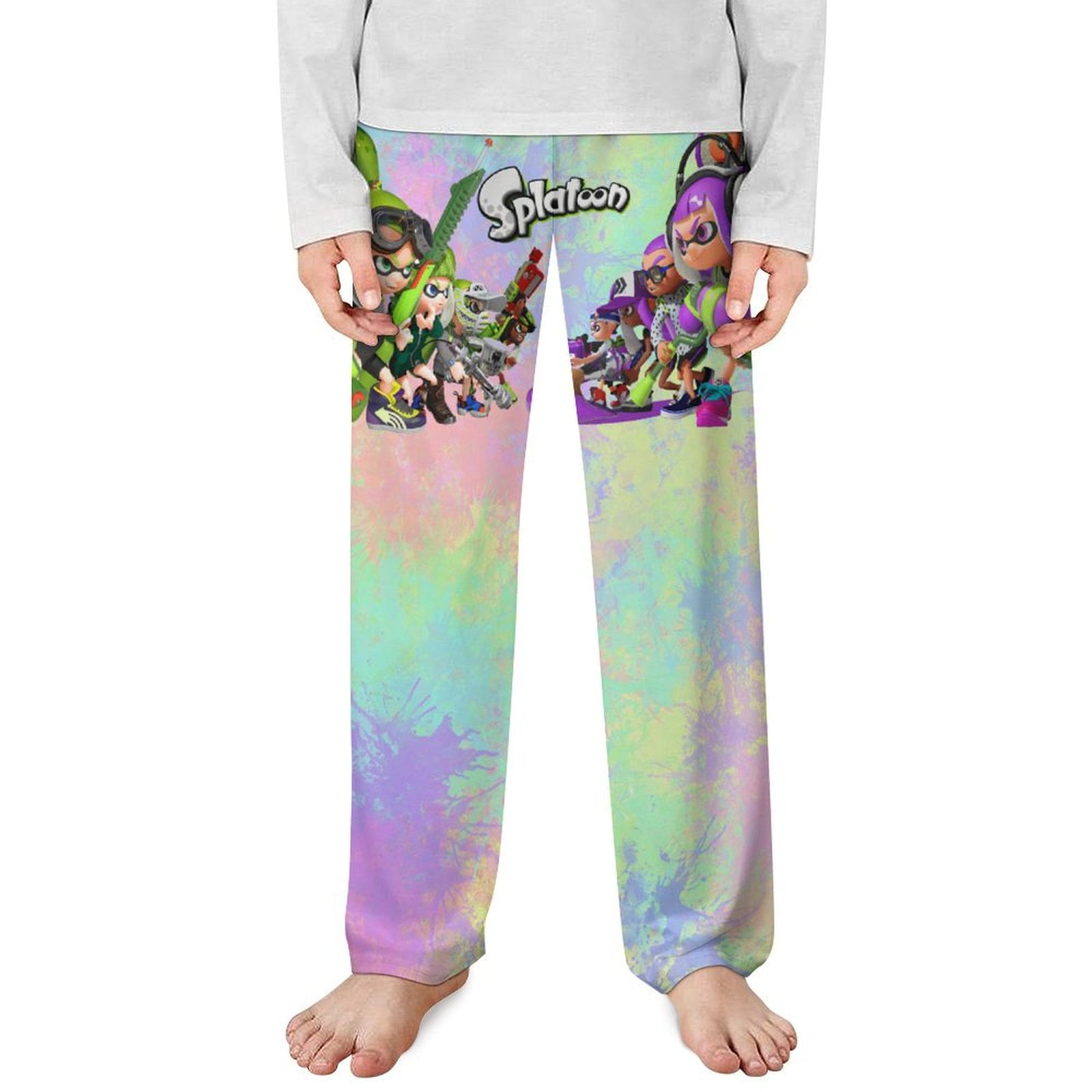 Splatoon Children's Pajamas Cozy Lounge Straight Leg Sleeping Pants Kid ...