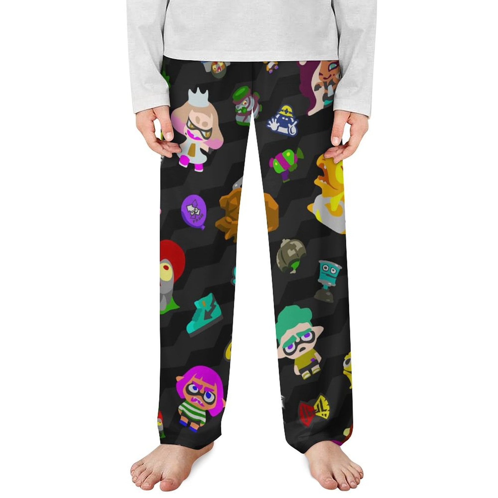 Splatoon Children's Pajamas Cozy Lounge Straight Leg Sleeping Pants Kid ...