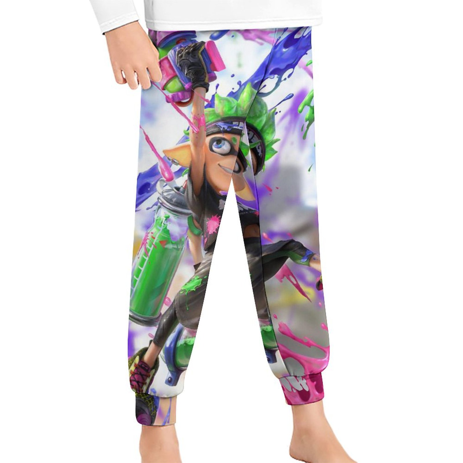 Splatoon Children's Pjamas Soft 3D Printing Pj Pants Lounge Pants Comfy ...