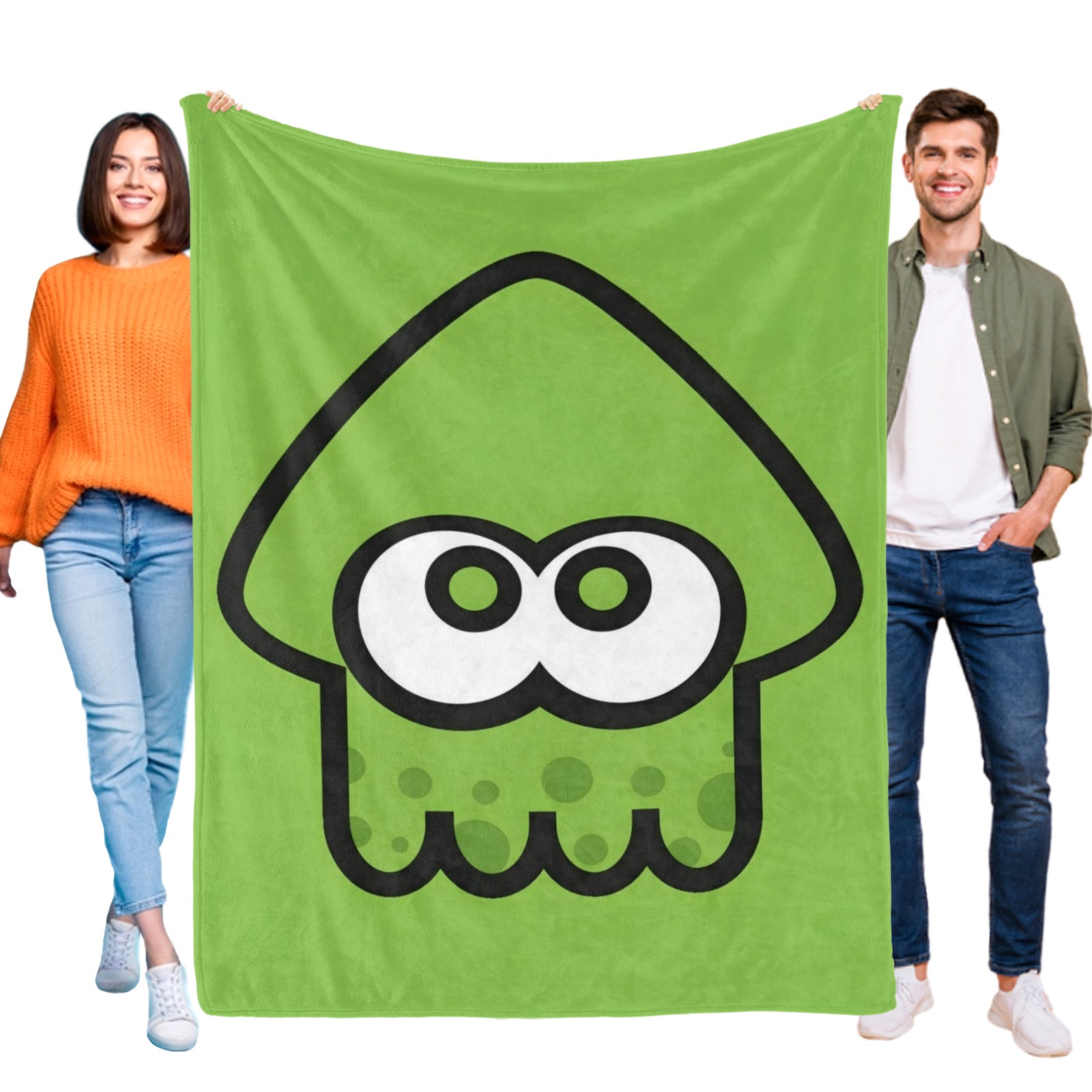 Splatoon Flannel Blanket 39*59 inch Soft And Comfortable With Clear ...