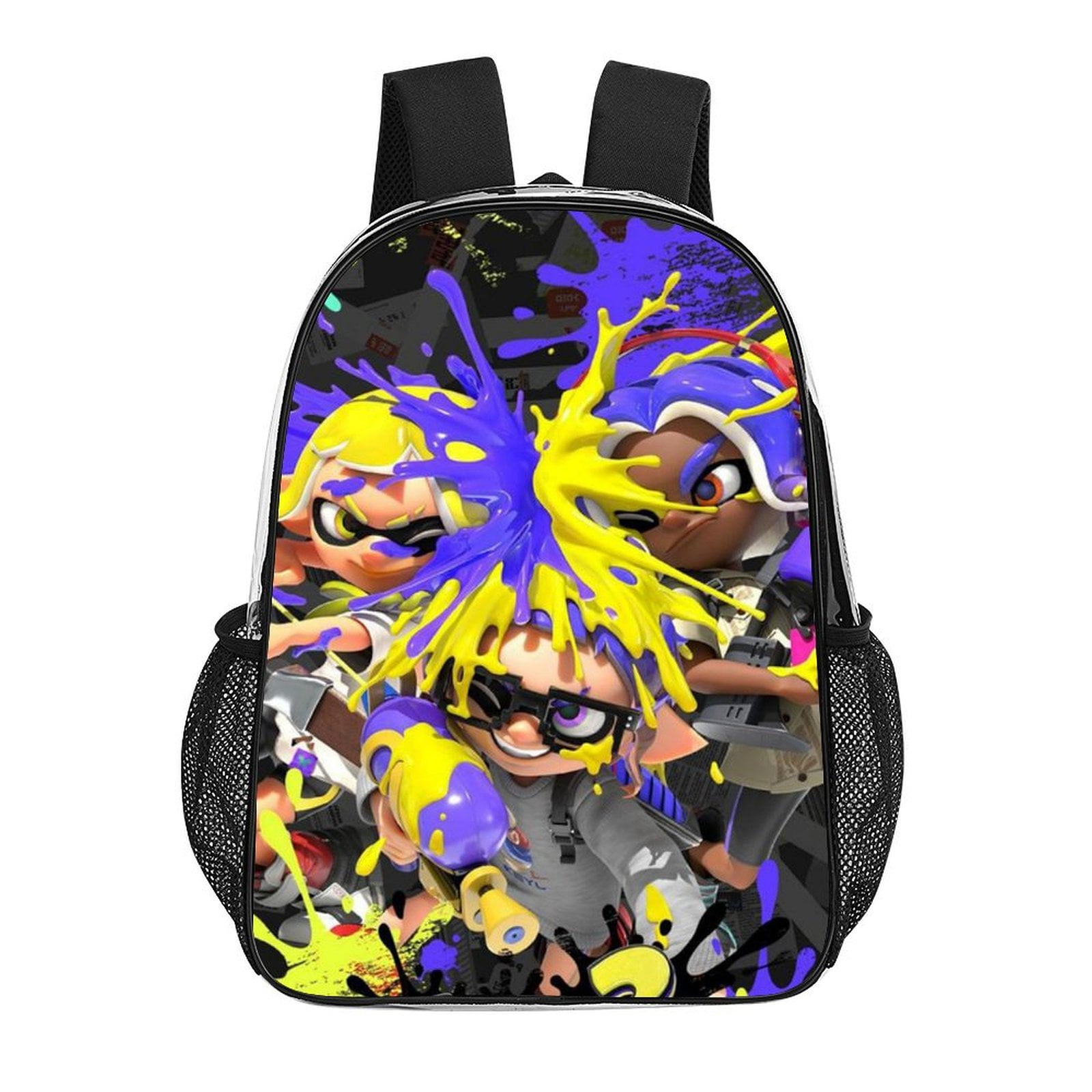Splatoon Game Clear Backpack Large Capacity Daypack Clear Through ...