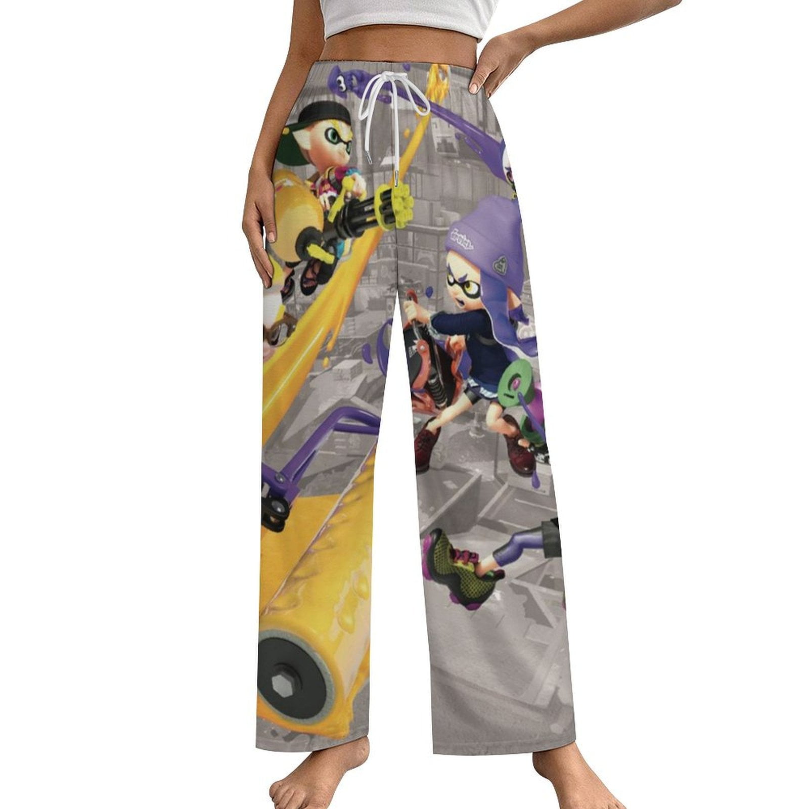 Splatoon Game Home Pajama Pants For Womens Comfortable Soft Lounge ...