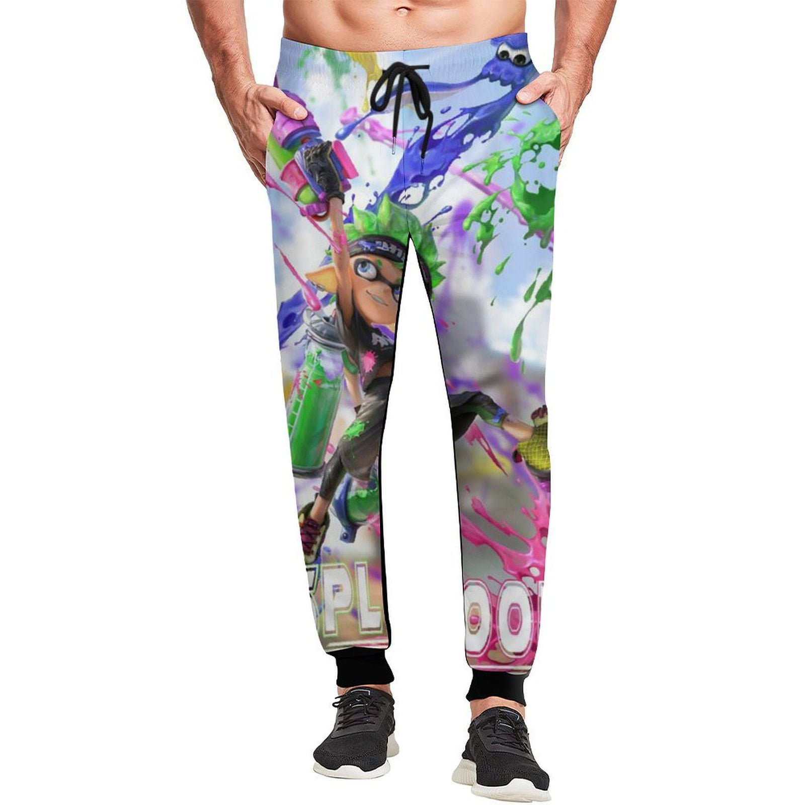 Splatoon Game Mens Sweatpants Joggers Pants Workout Sports Trousers ...