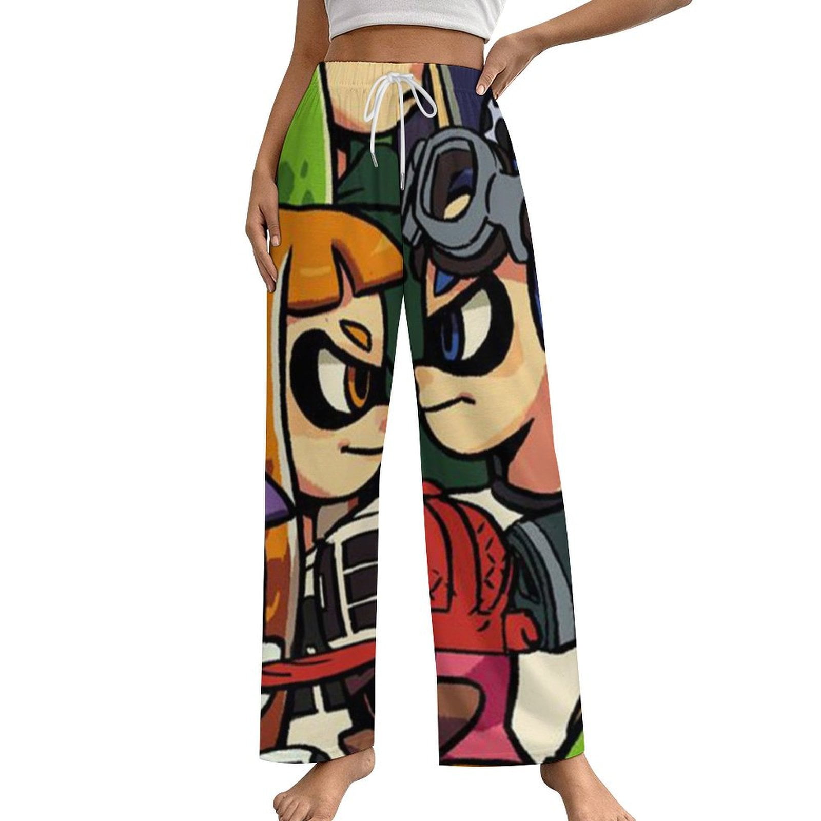 Splatoon Game Poster Home Pajama Pants For Womens Comfortable Soft ...