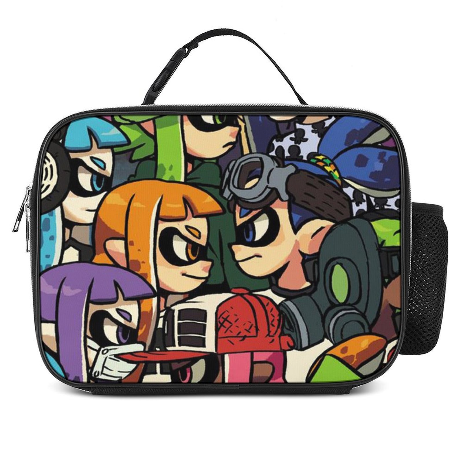 Splatoon Game Poster Insulated Lunch Bag Detachable Meal Bag Reusable ...
