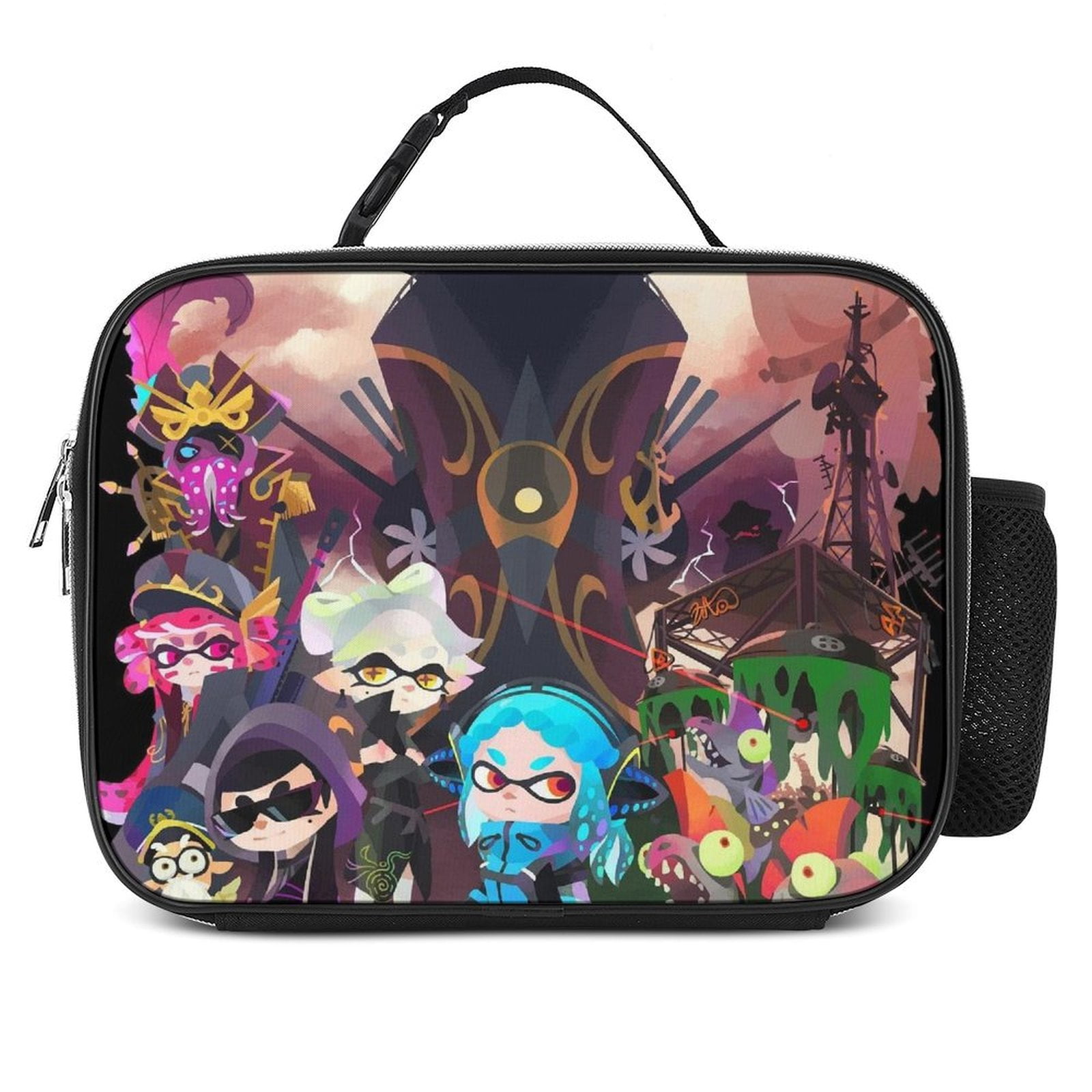 Splatoon Game Poster Insulated Lunch Bag Detachable Meal Bag Reusable ...