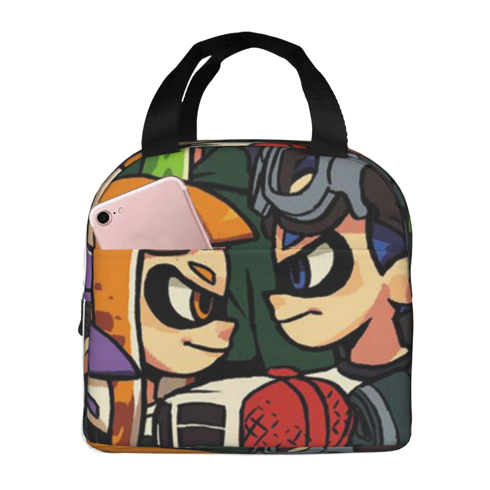 Splatoon Game Poster Insulated Lunch Bag Portable Lunchbag Reusable ...