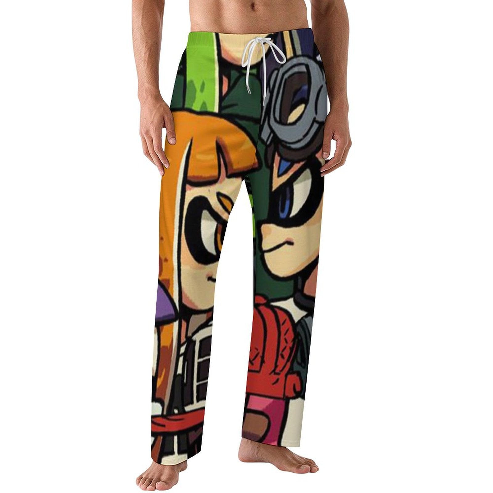 Splatoon Game Poster Mens Pajama Pants Cozy Soft Lounge Sleep Pajamas ...