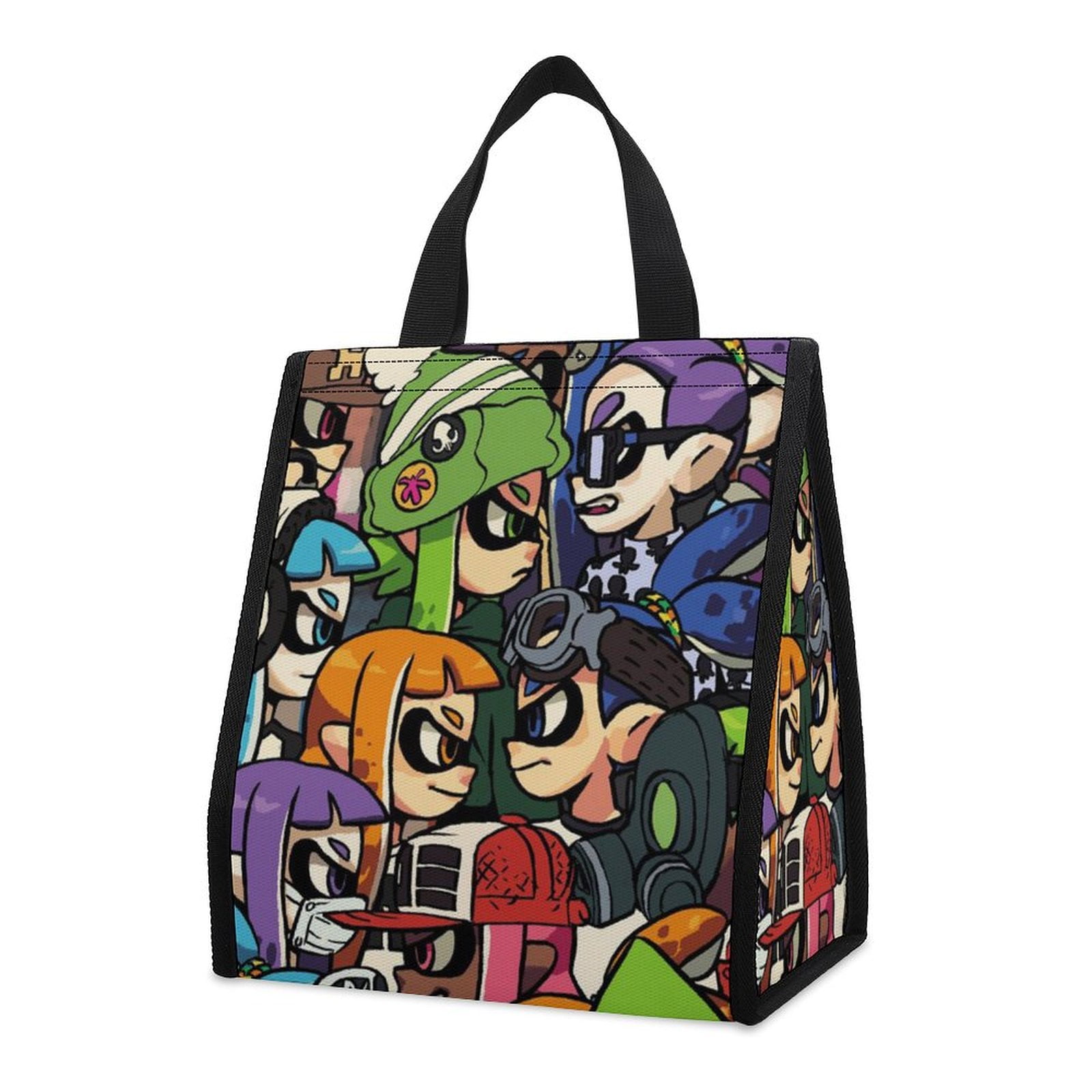 Splatoon Game Poster Portable Lunch Bag Folding Insulated Lunchbag ...