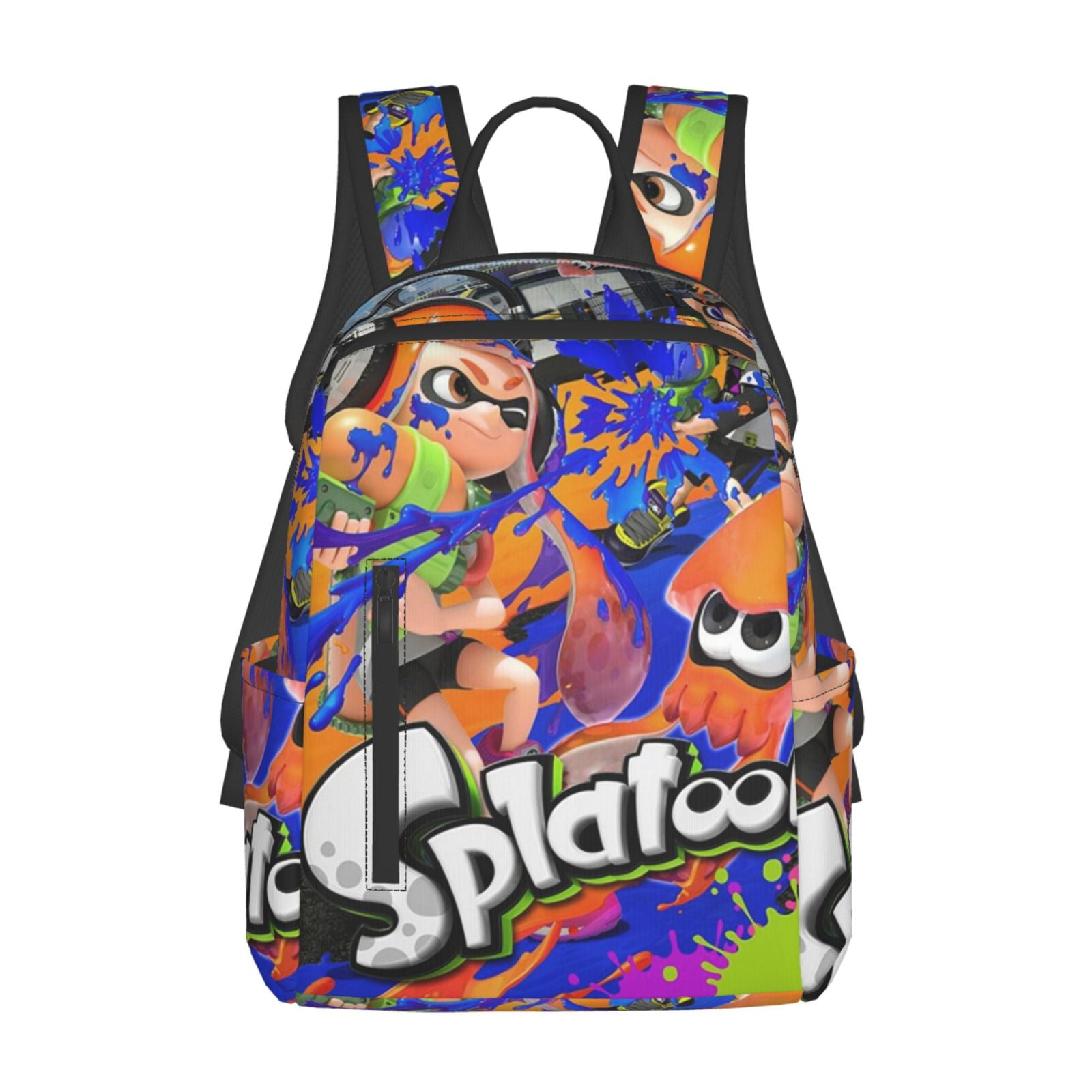 Splatoon Game Squid Backpack Unisex Daypack Adjustable Lightweight ...