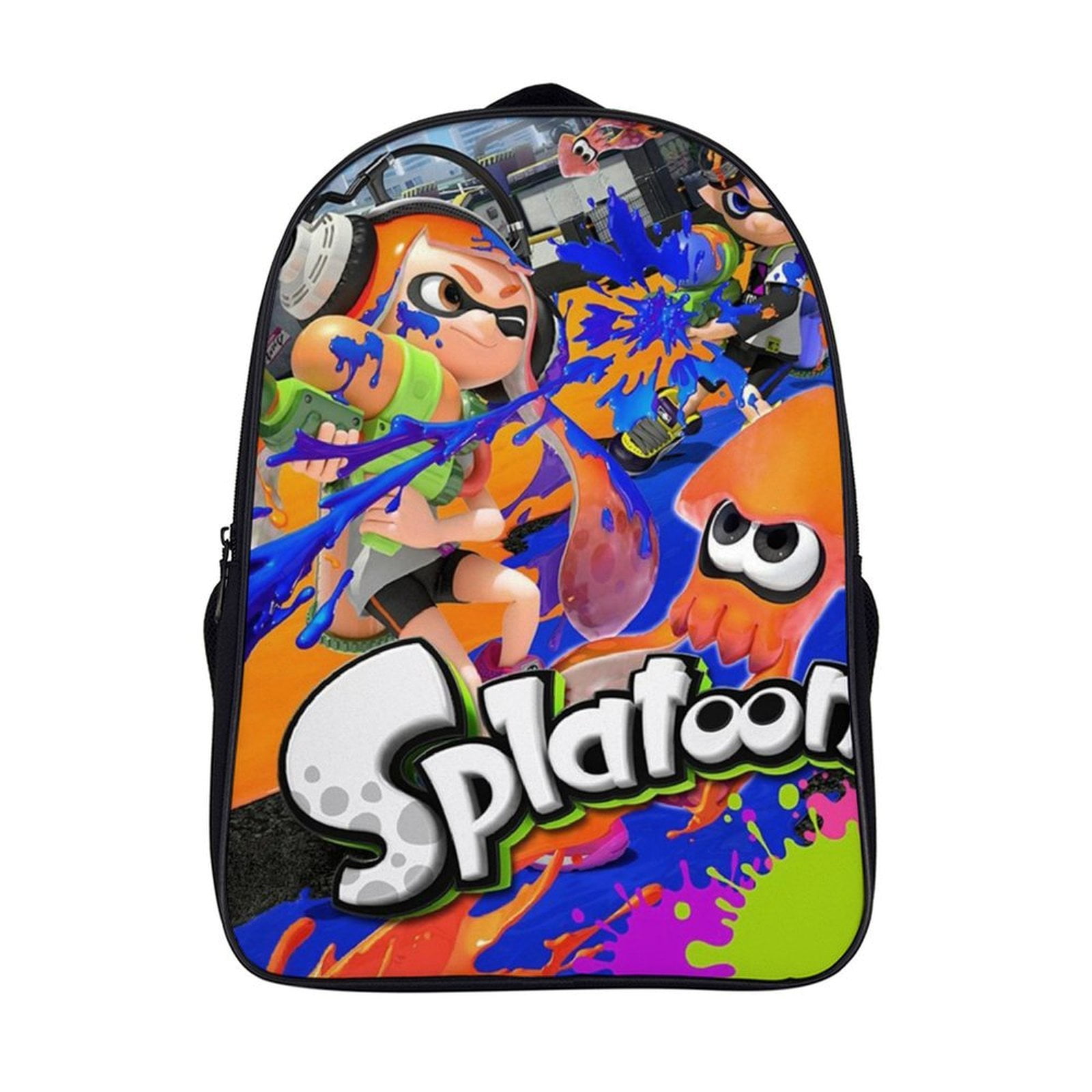 Splatoon Game Squid Schoolbag Backpack Satchel Bookbag Student Daypack ...