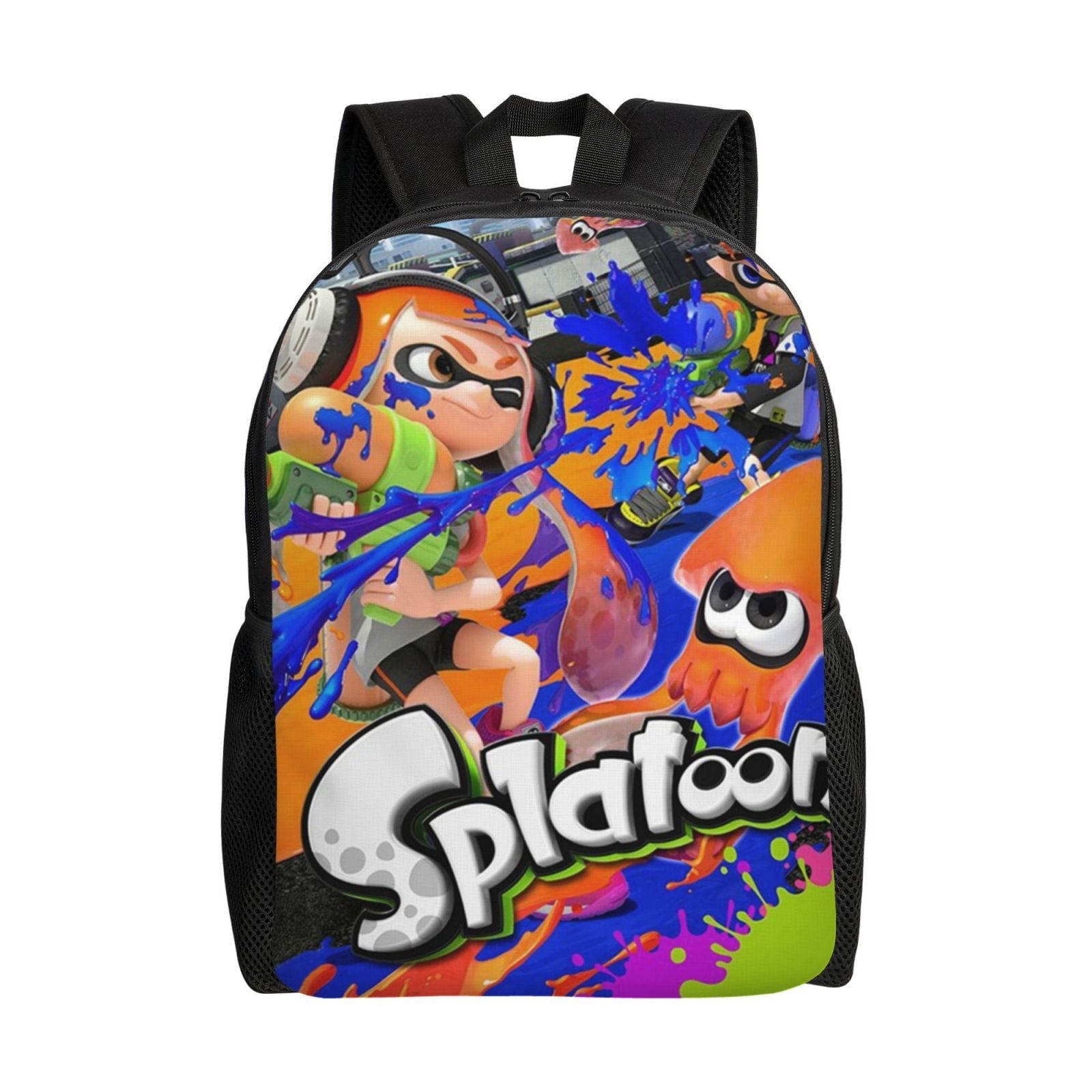 Splatoon Game Squid Unisex Backpack Laptop Daypack Adjustable Shoulders ...